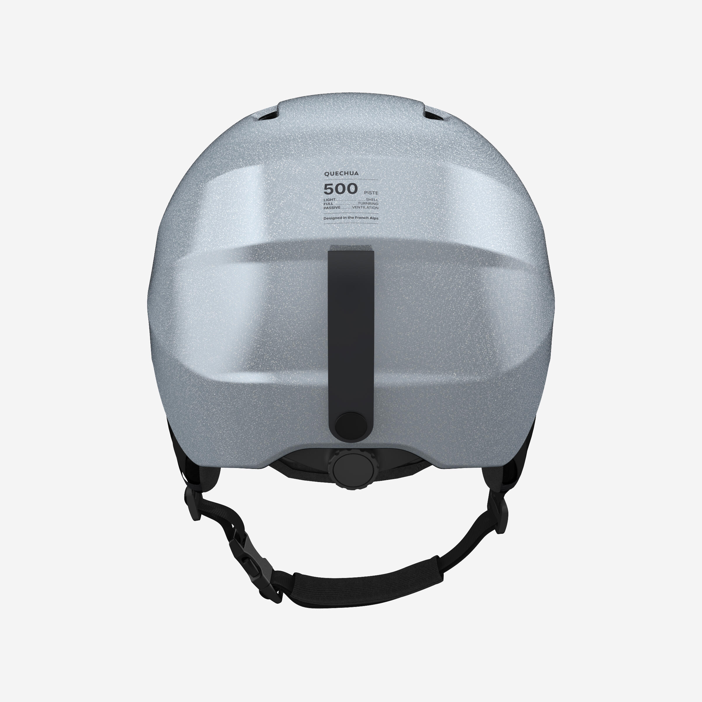 Ski Helmet, PST 500 - Silver grey, Graphite black - Wedze - Decathlon