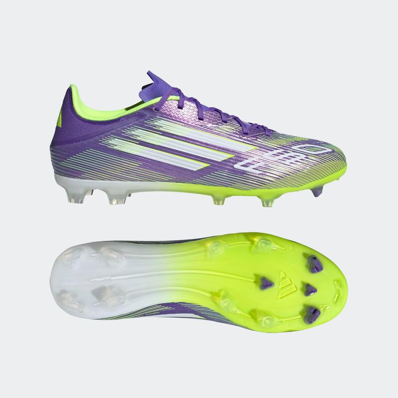 Chaussure F50 League FG/MG Adulte Violet/Jaune ADIDAS | Decathlon