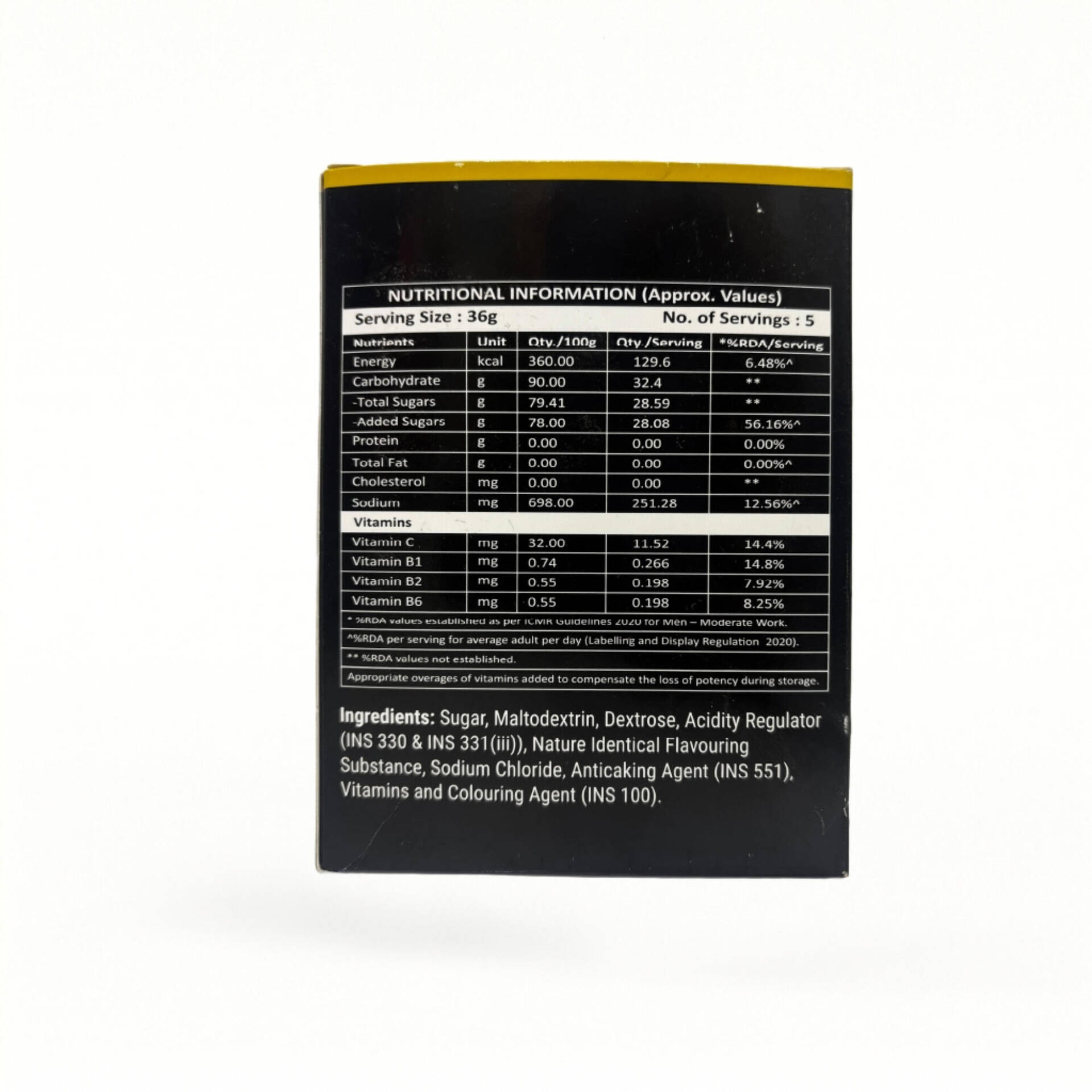Hydration Powder pack of 5 - Lemon