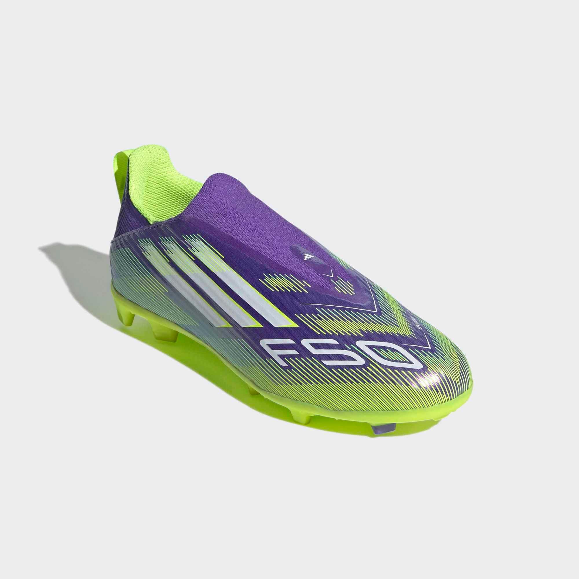ADIDAS F50 League LL FG_SLASH_MG detské kopačky oranžové - Decathlon