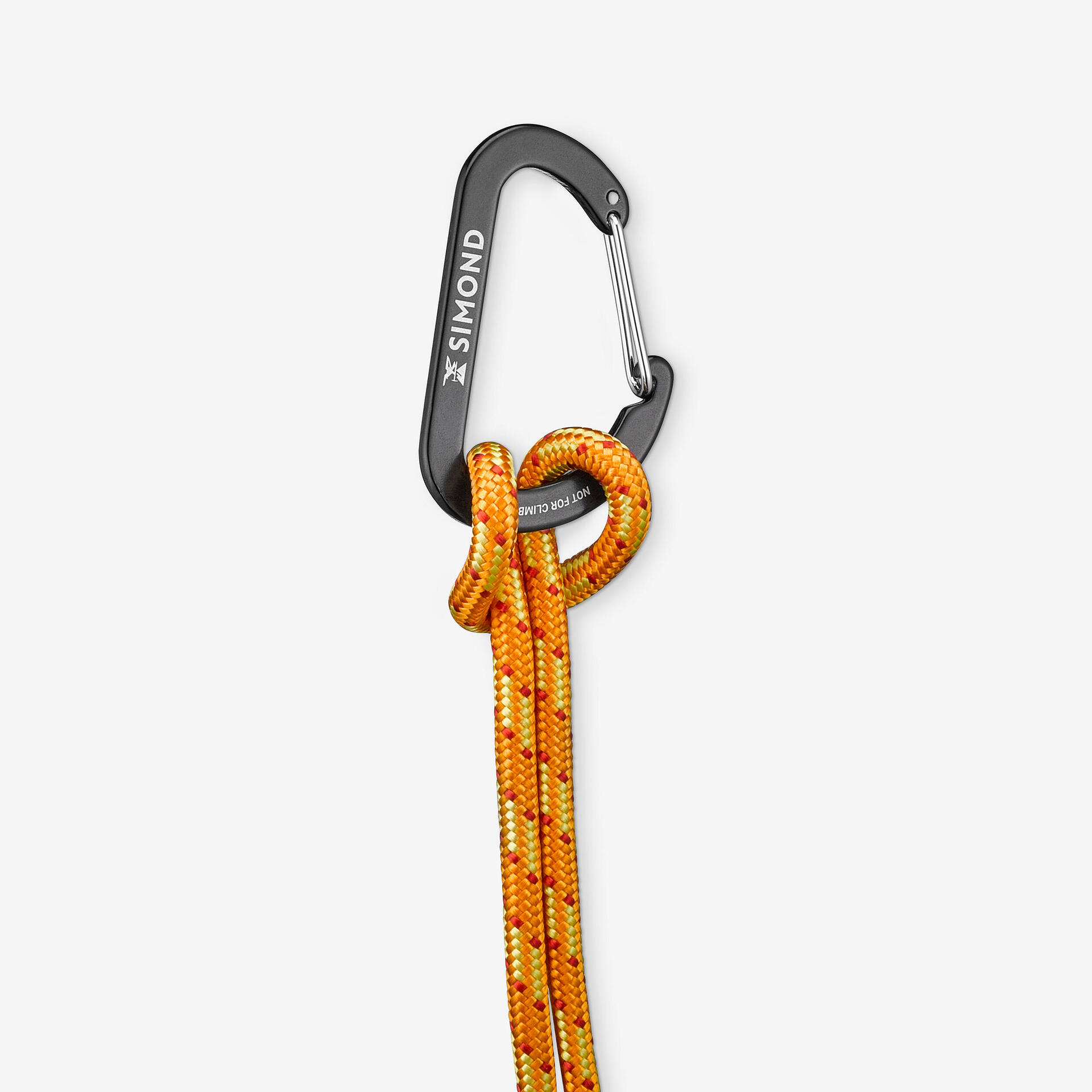 Climbing and Mountaineering Cordelette 7 mm x 4 m - Orange