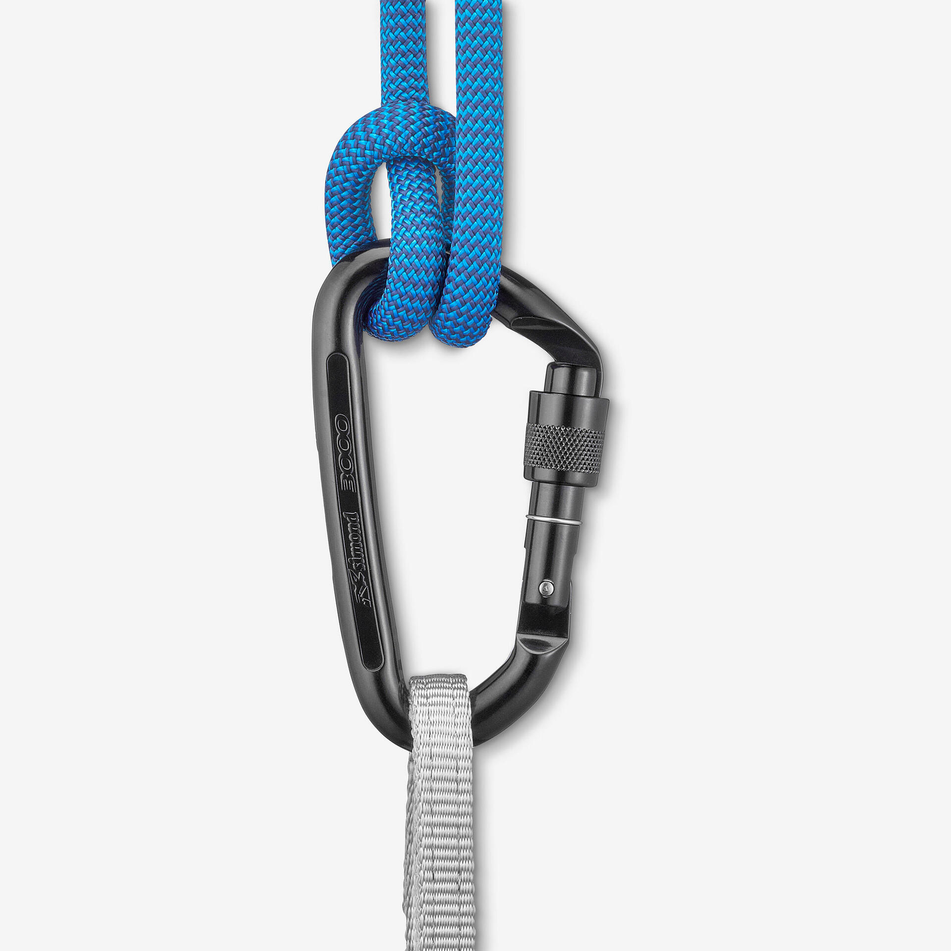 SCREWGATE CARABINER 3000 SECURE - BLACK