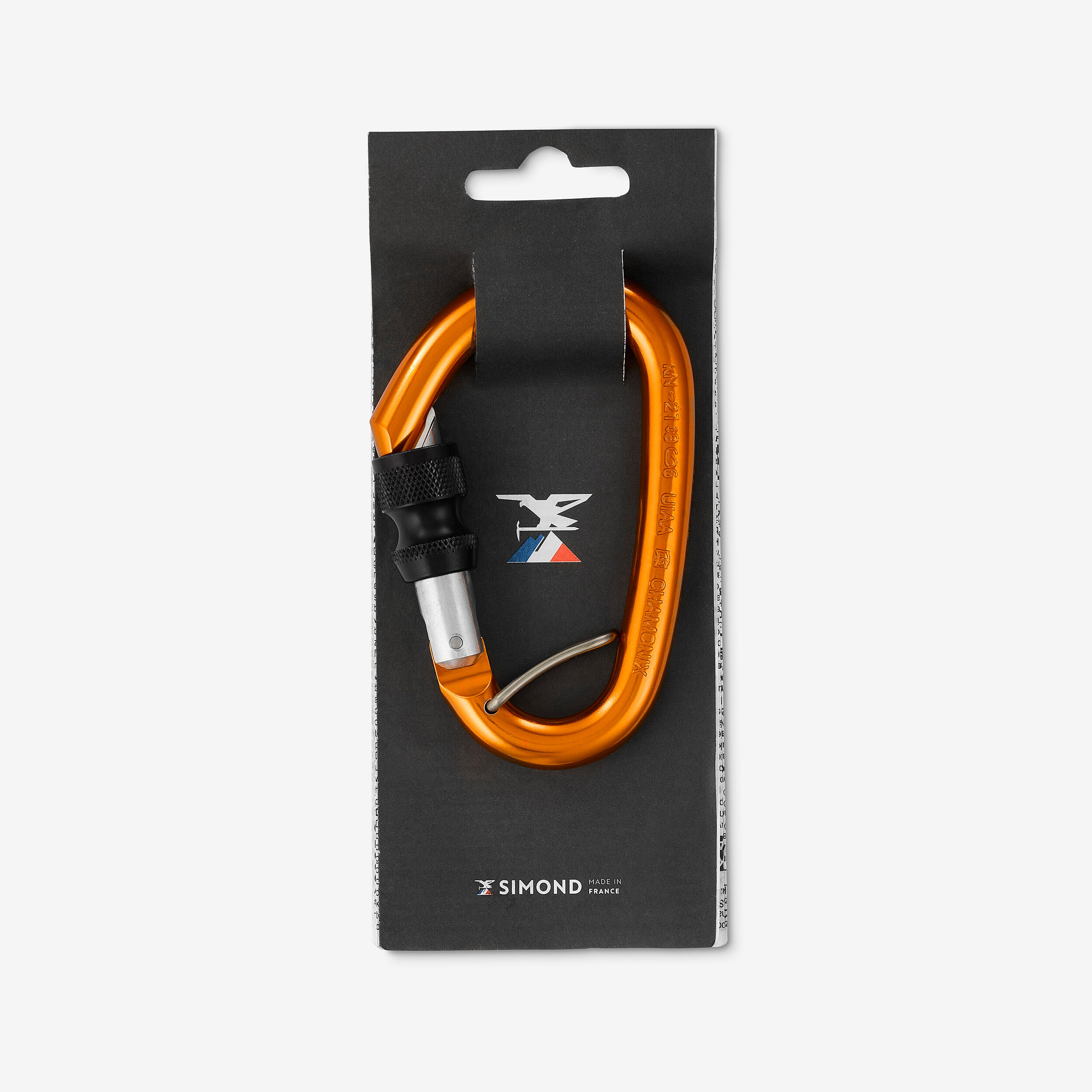 Mousqueton à vis d'escalade et d'alpinisme - Spider HMS BLC | Decathlon