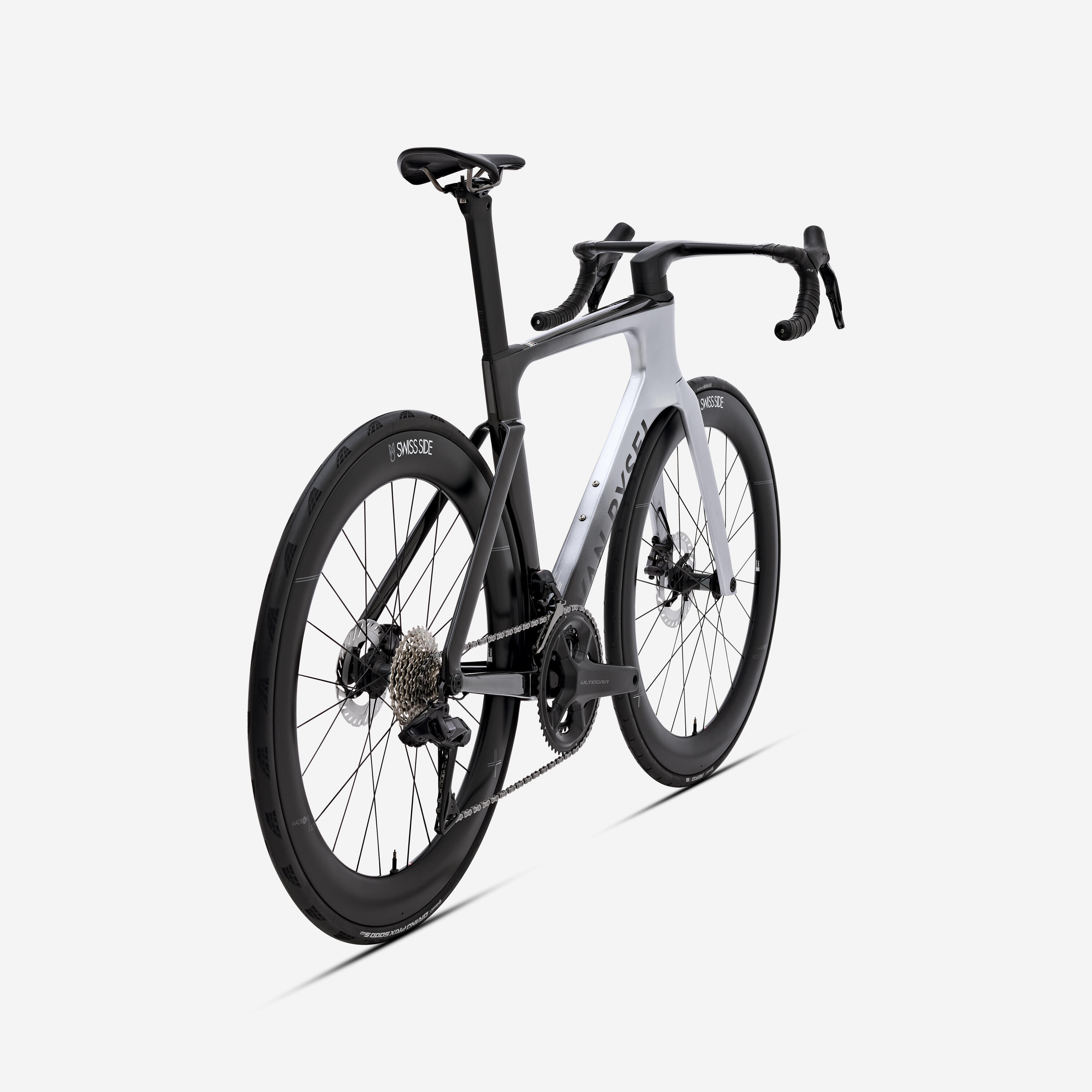 Rennrad Race RCR-F Pro CF Shimano Ultegra Di2 Grau VAN RYSEL | Decathlon