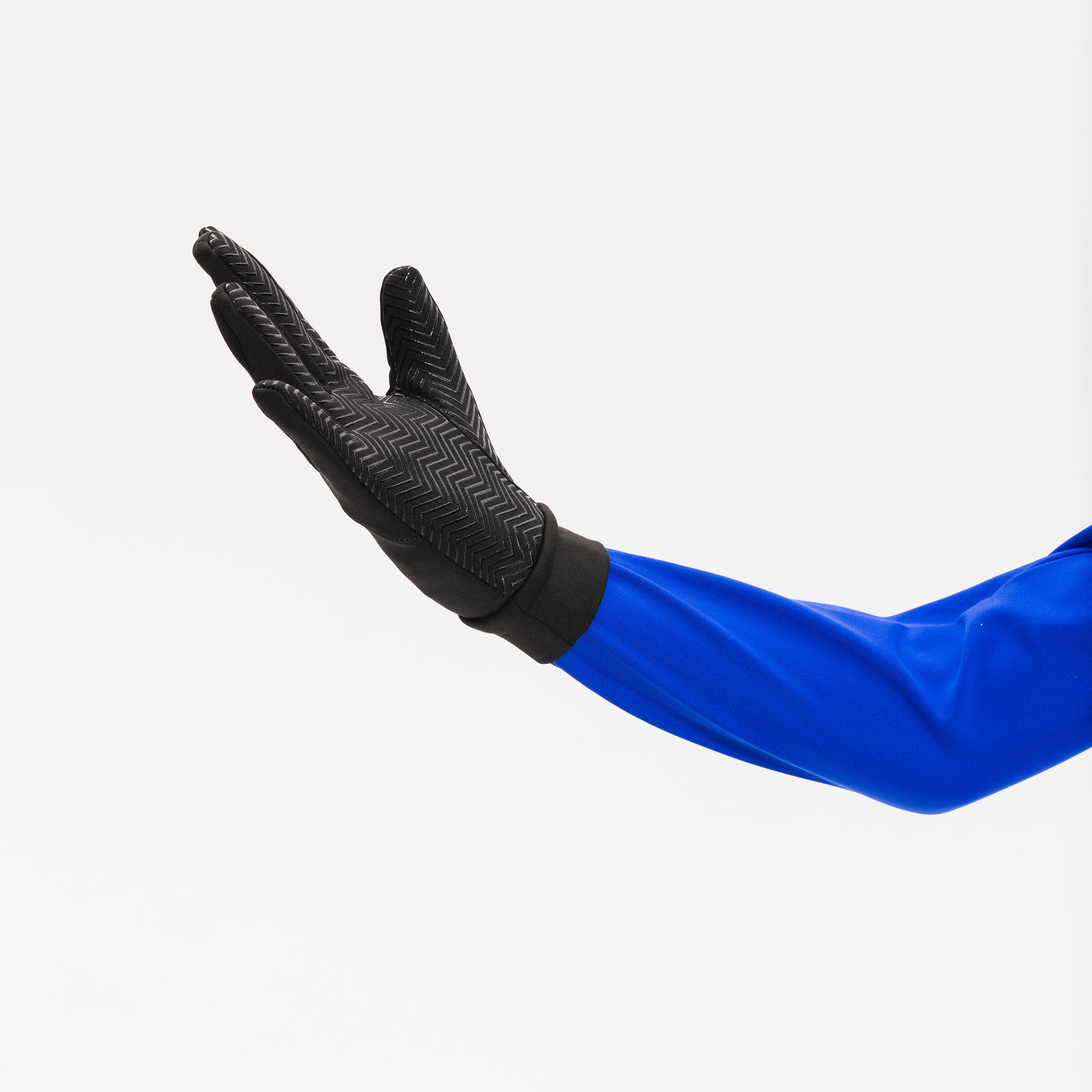 Detské futbalové rukavice keepdry 500 čierne - Decathlon