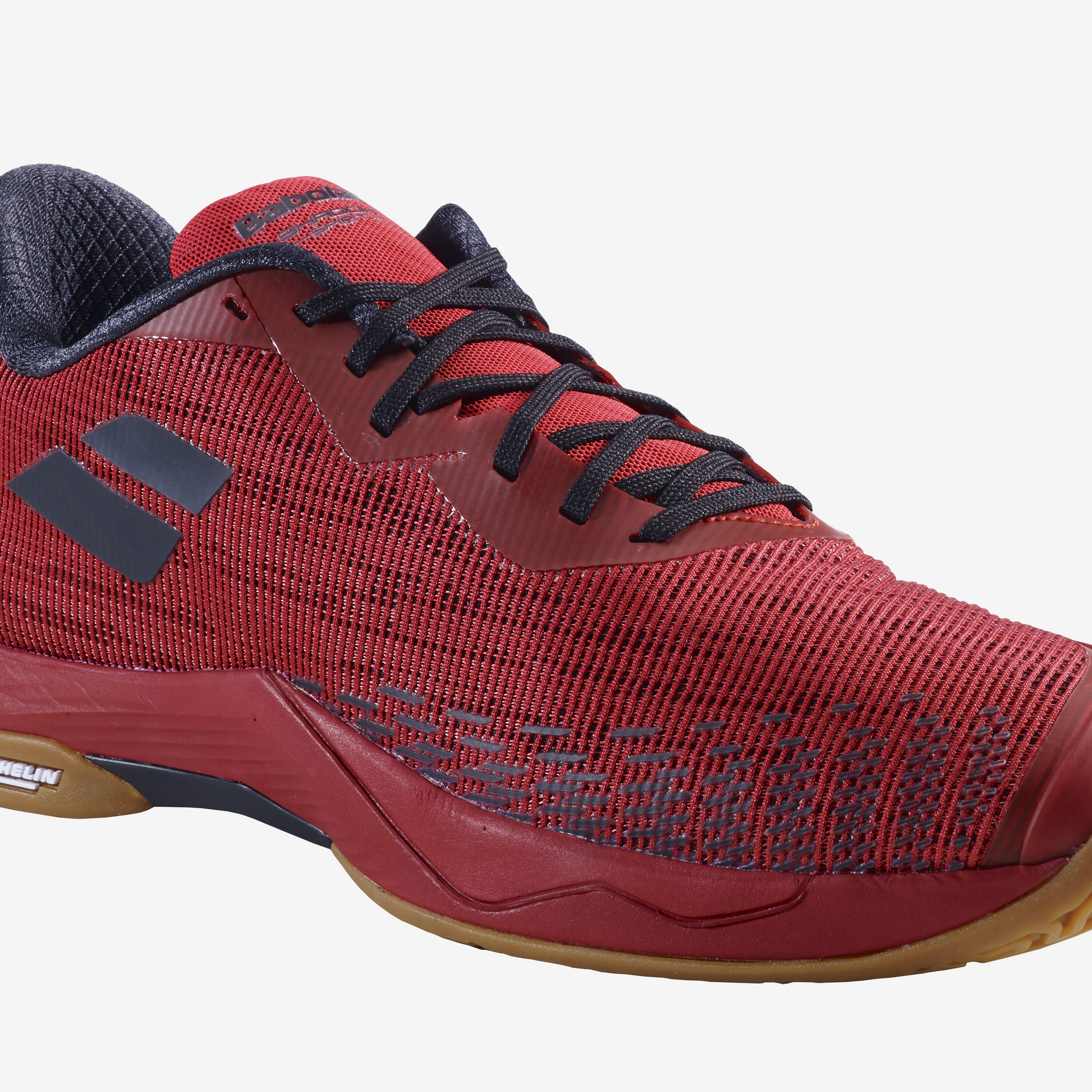 Vyriški salės badmintono bateliai „Shadow Spirit 2“, raudoni, juodi ...