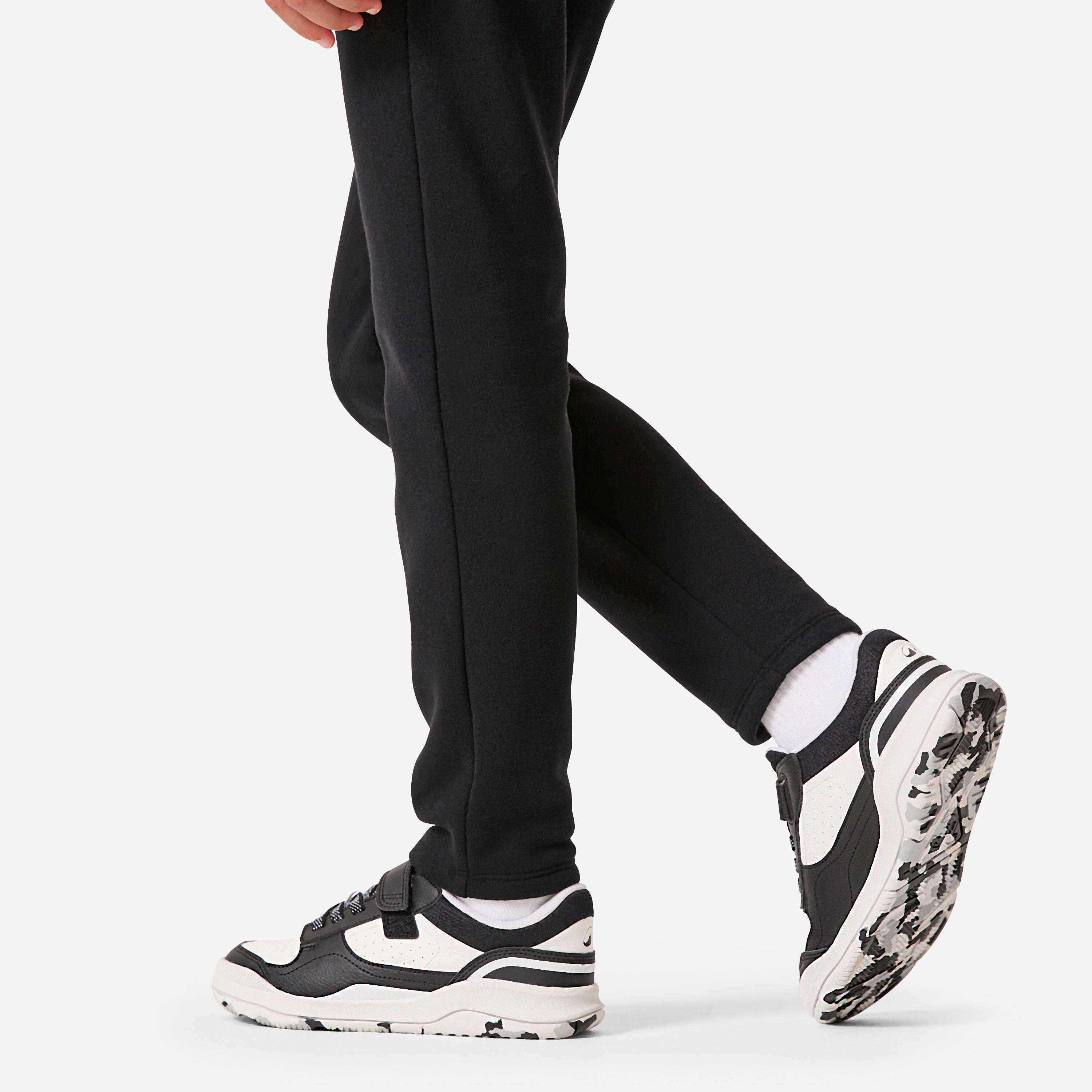 Kids’ Zip-Up Tracksuit, Warmy Age 7–15 - Lilac purple, Ultra black ...