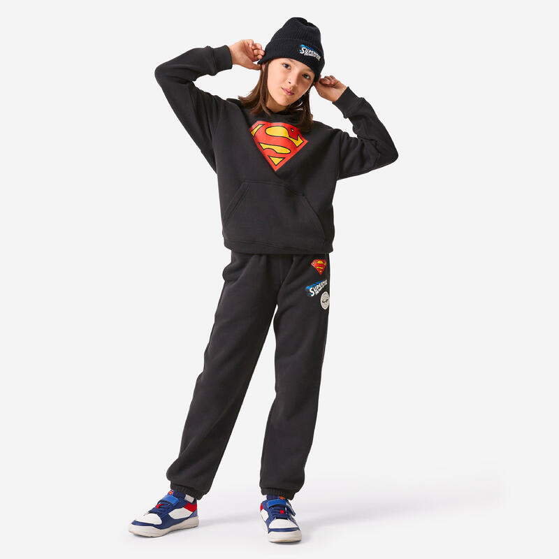 - Hanorac Superman Negru Copii | Decathlon