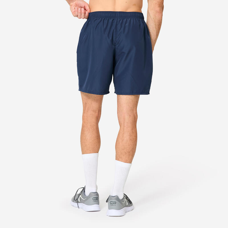 Short de fitness pratique et sobre, homme, bleu marine DOMYOS | Decathlon