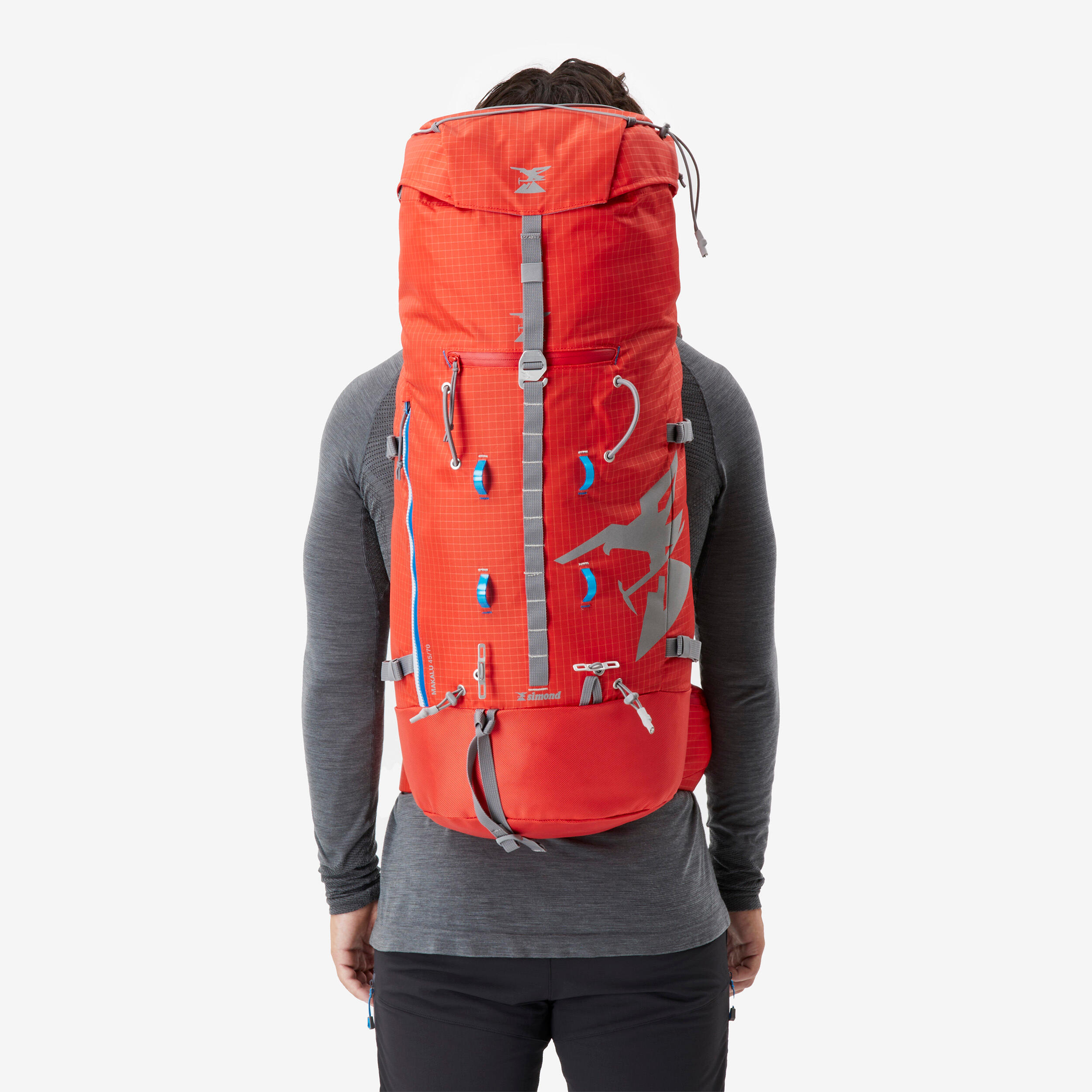 Mountaineering Backpack 70 Litres - Makalu 45/70 Red - Decathlon
