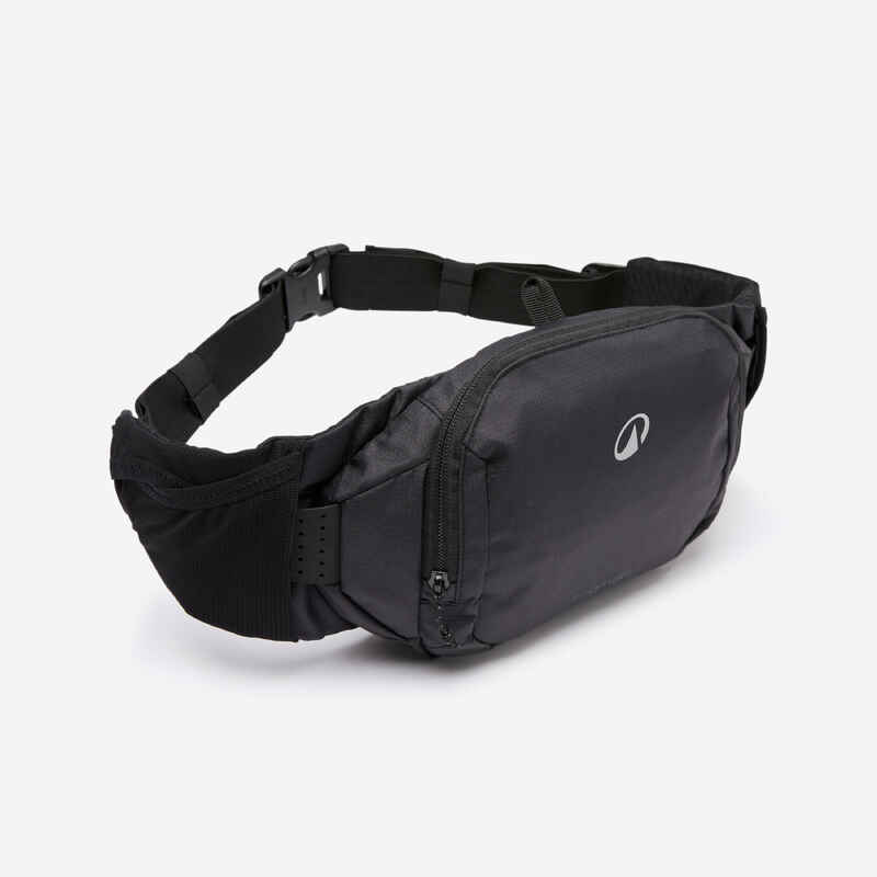 2L / 0.25L Mountain Biking Hydration Waist Pack Feel - Black - Decathlon
