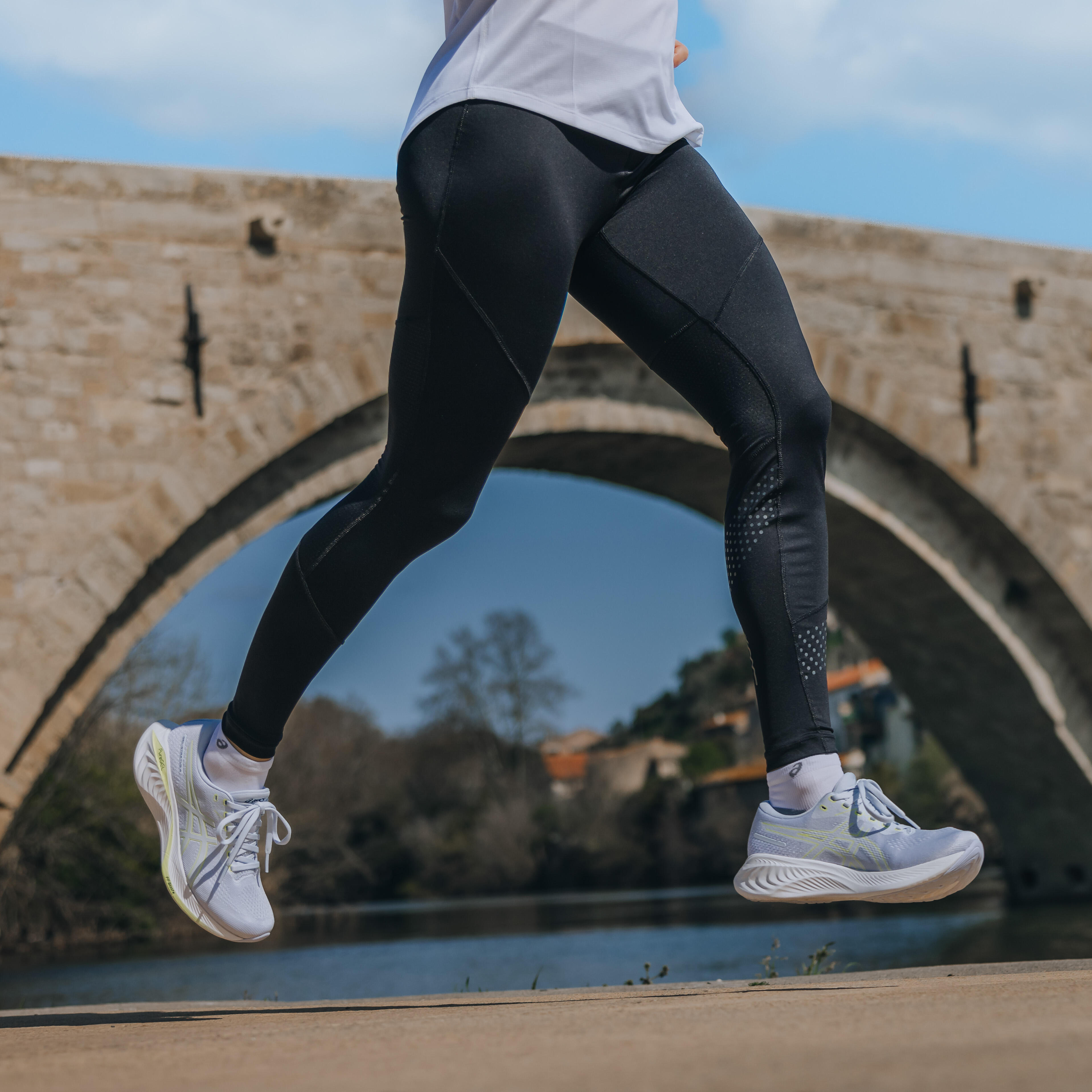 Women's running shoes, Asics gel stratus Knit 4, lavender, yellow ...