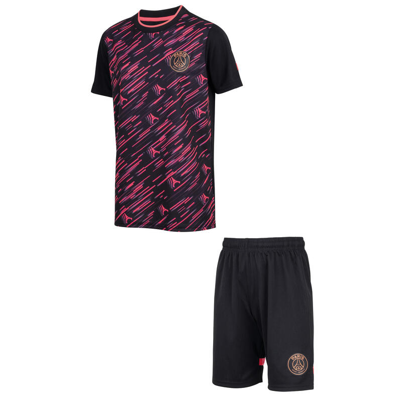 MINI KIT PSG Paris Saint Germain Enfants 2025/26 Noir Rose PARIS SAINT ...