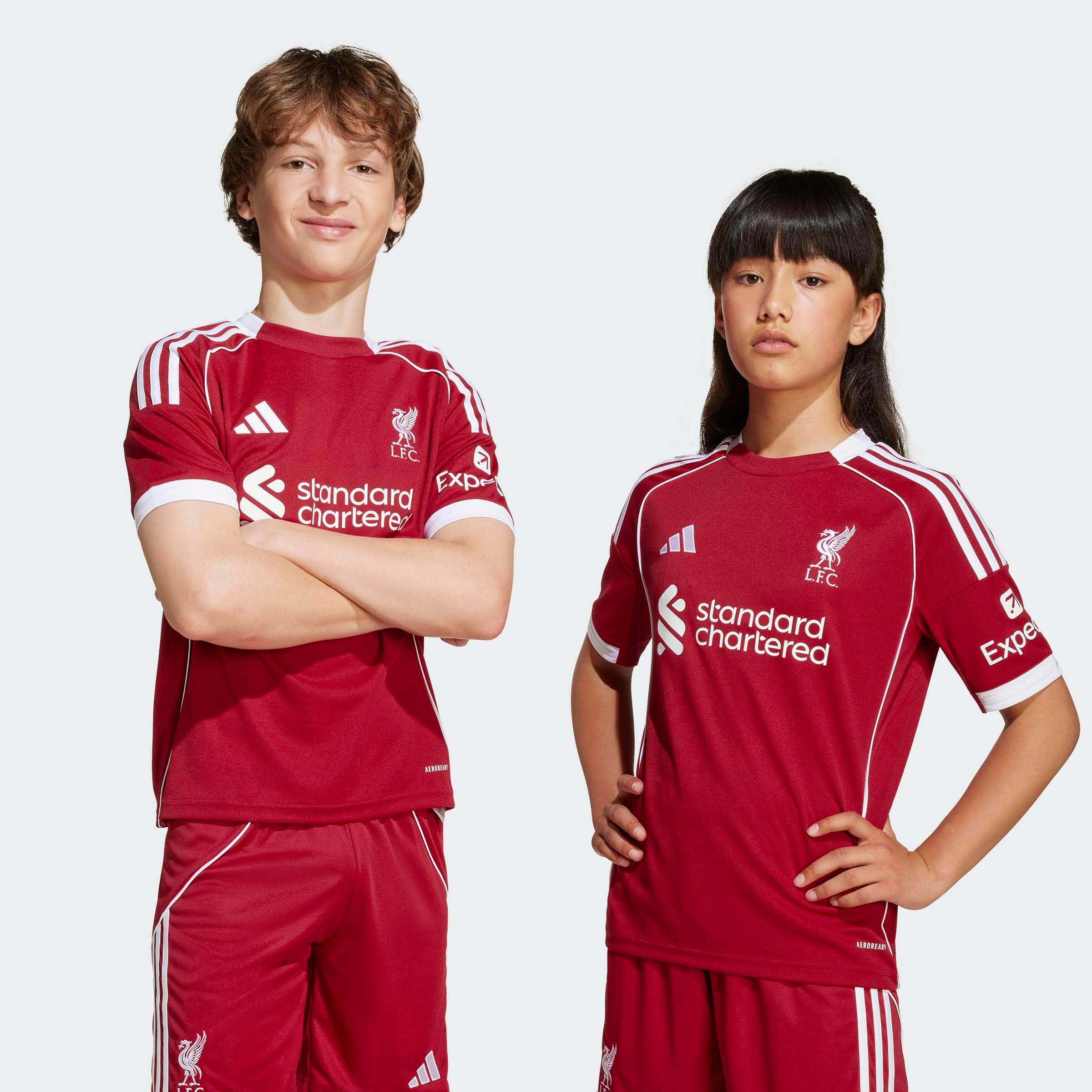 Kids' Liverpool FC Home Shirt 25/26 Season - Decathlon