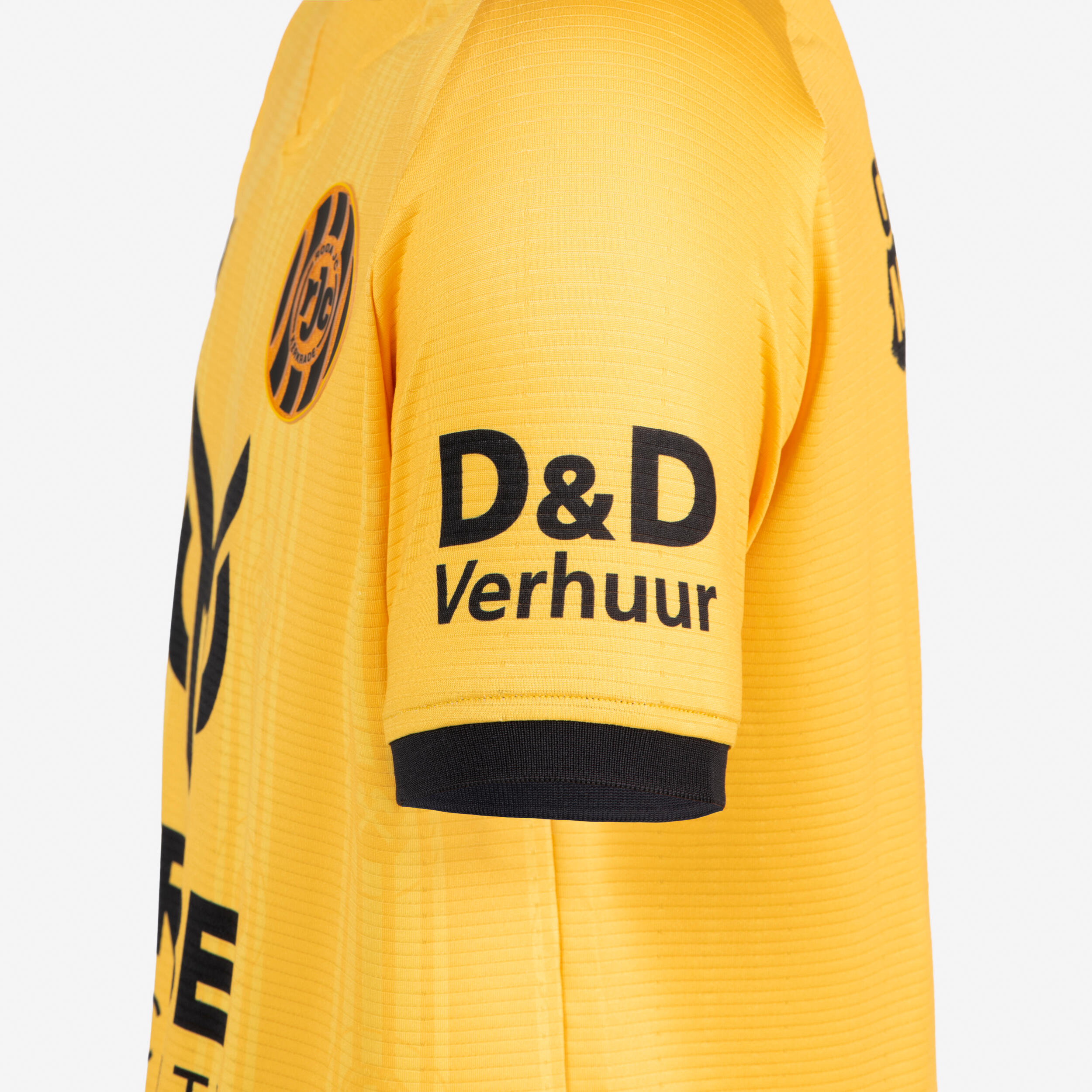 Kids' Roda JC Kerkrade Official Home Football Shirt - Yellow/Black ...