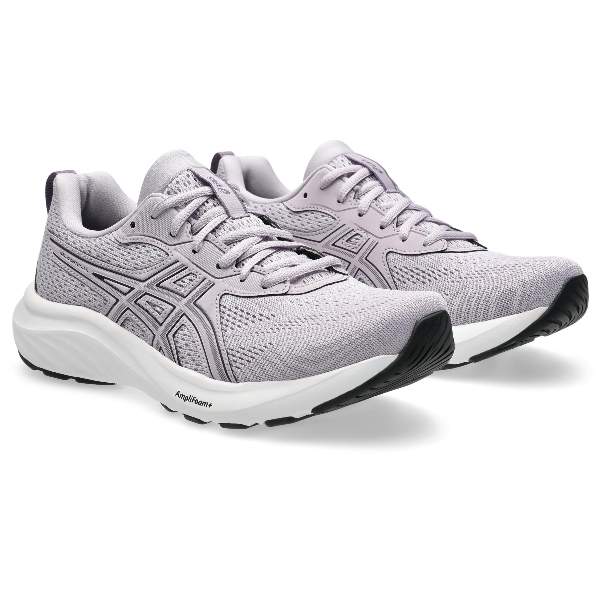 Tenis de running para Mujer ASICS Contend 9 - Gris - Decathlon