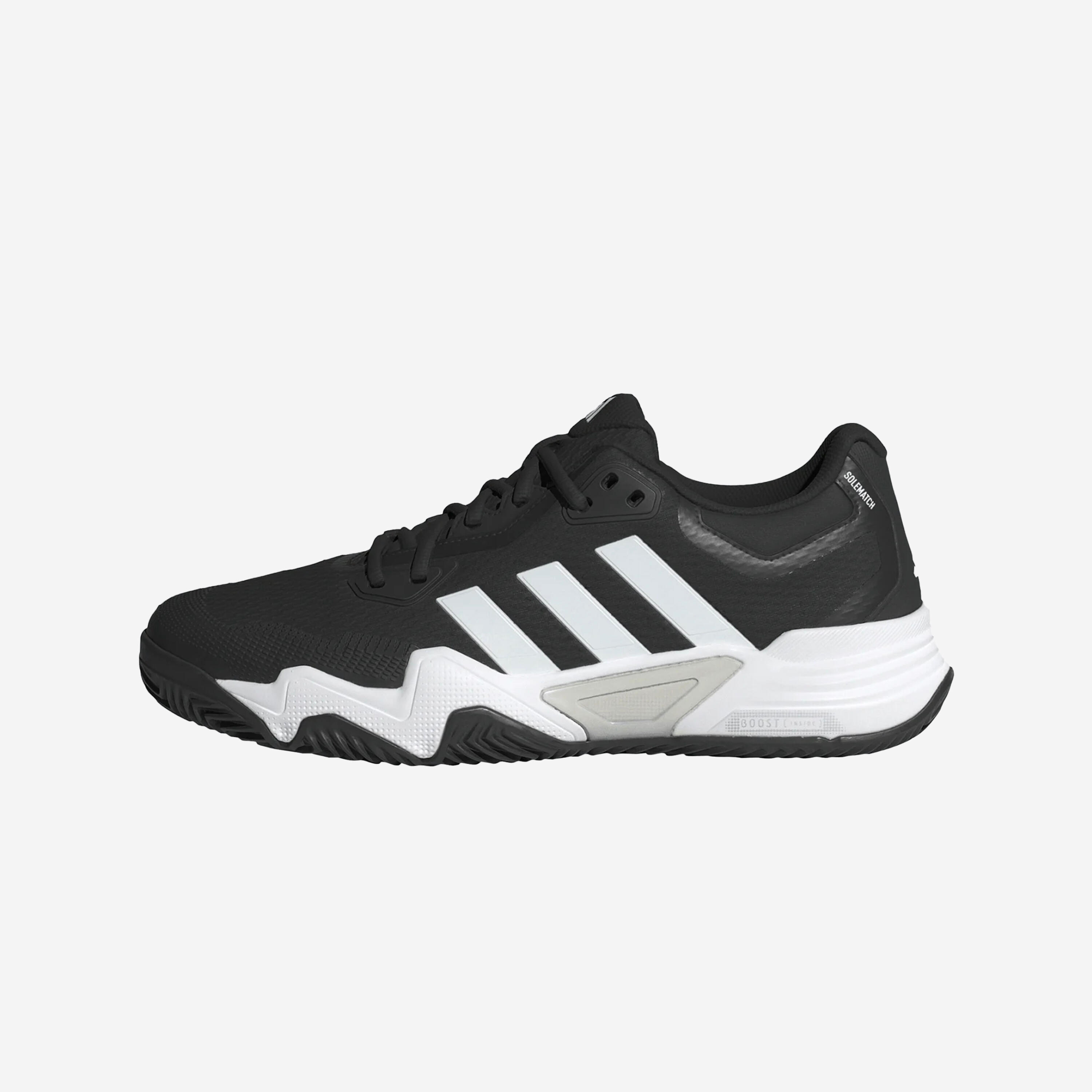 Herren Sandplatz Tennisschuh, Solematch Control 2 Weiss Schwarz ADIDAS ...