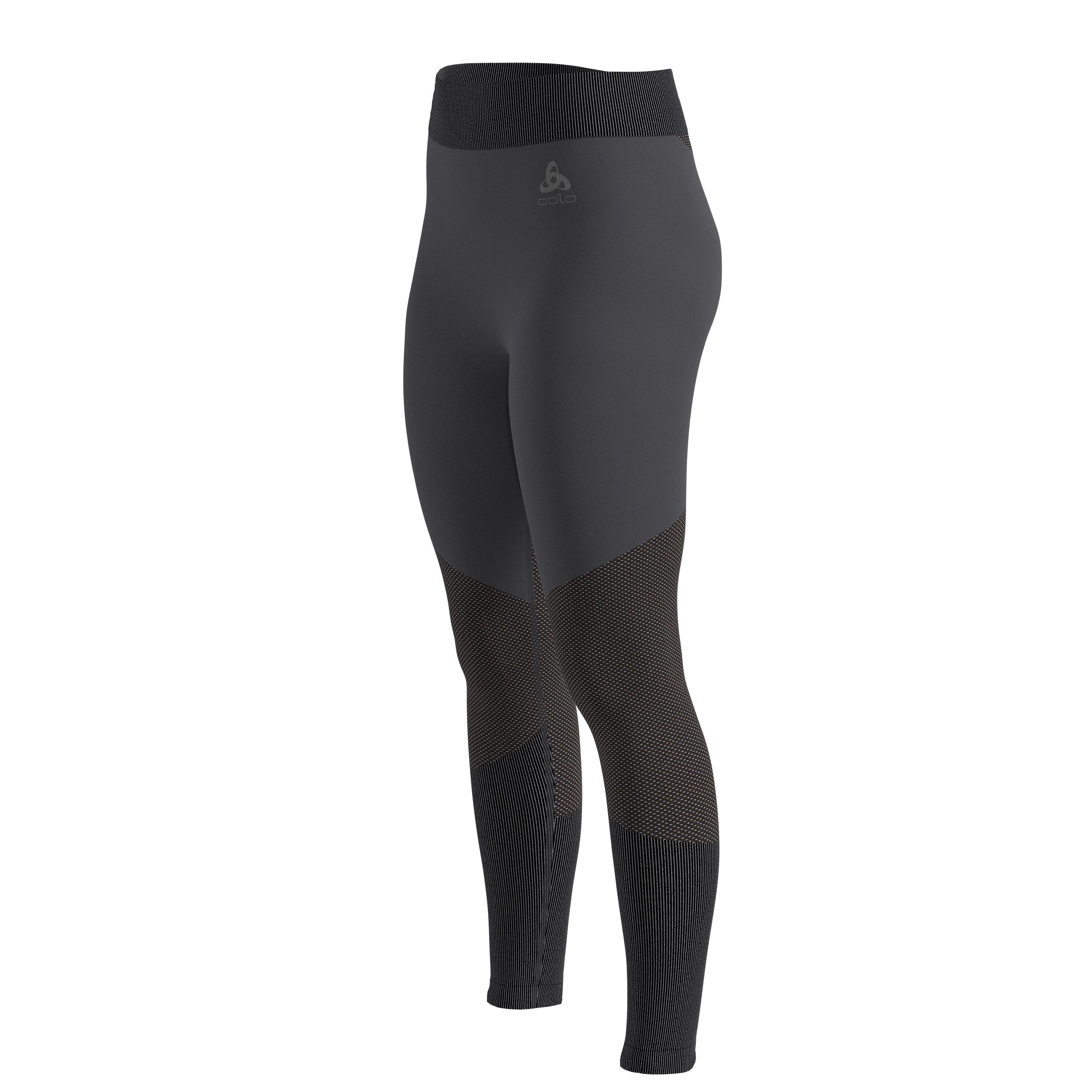 Women’s high performance thermal base layer ODLO bottoms - Grey ODLO ...