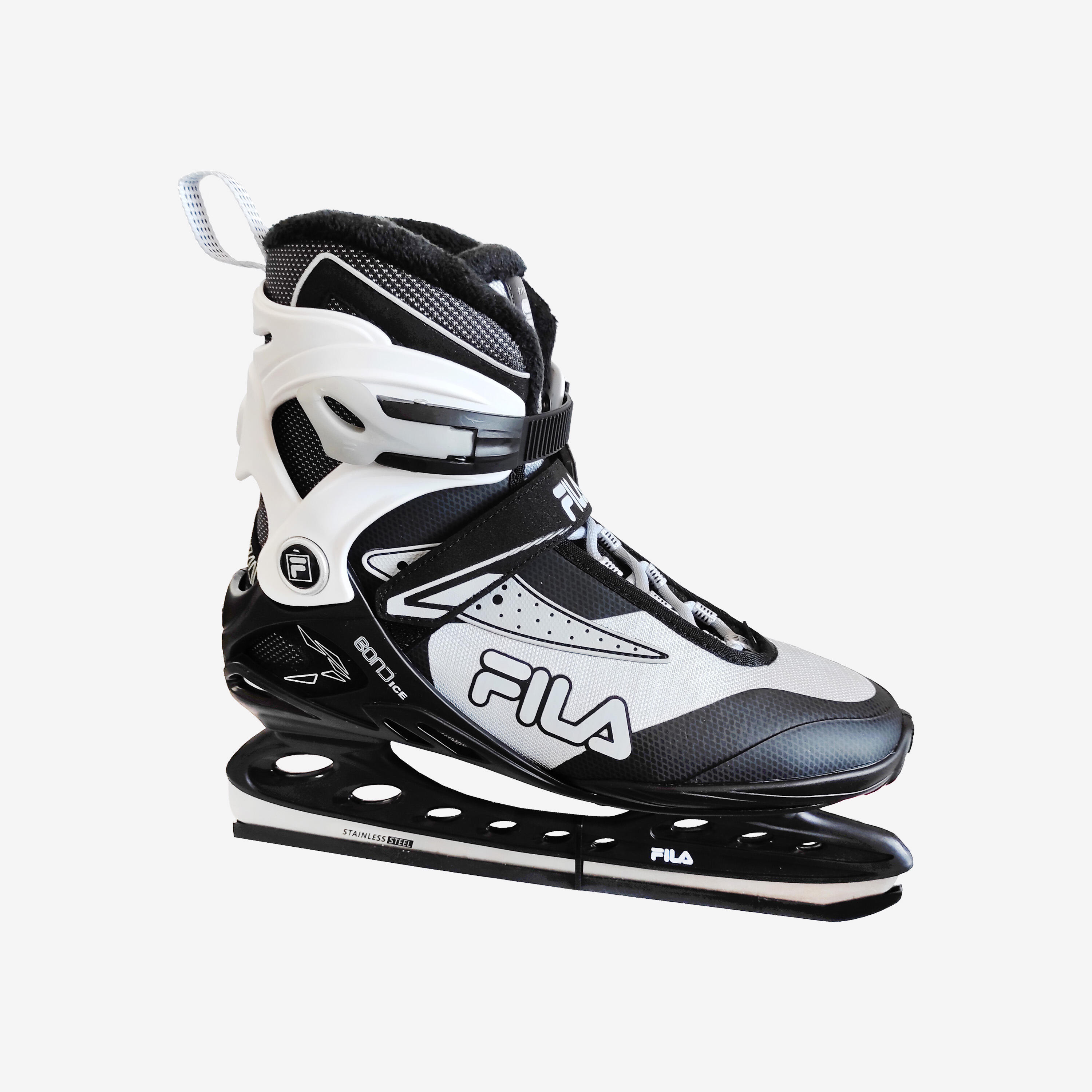 FILA BOND ICE ADULT ICE SKATES - BLUE/GREY - Decathlon