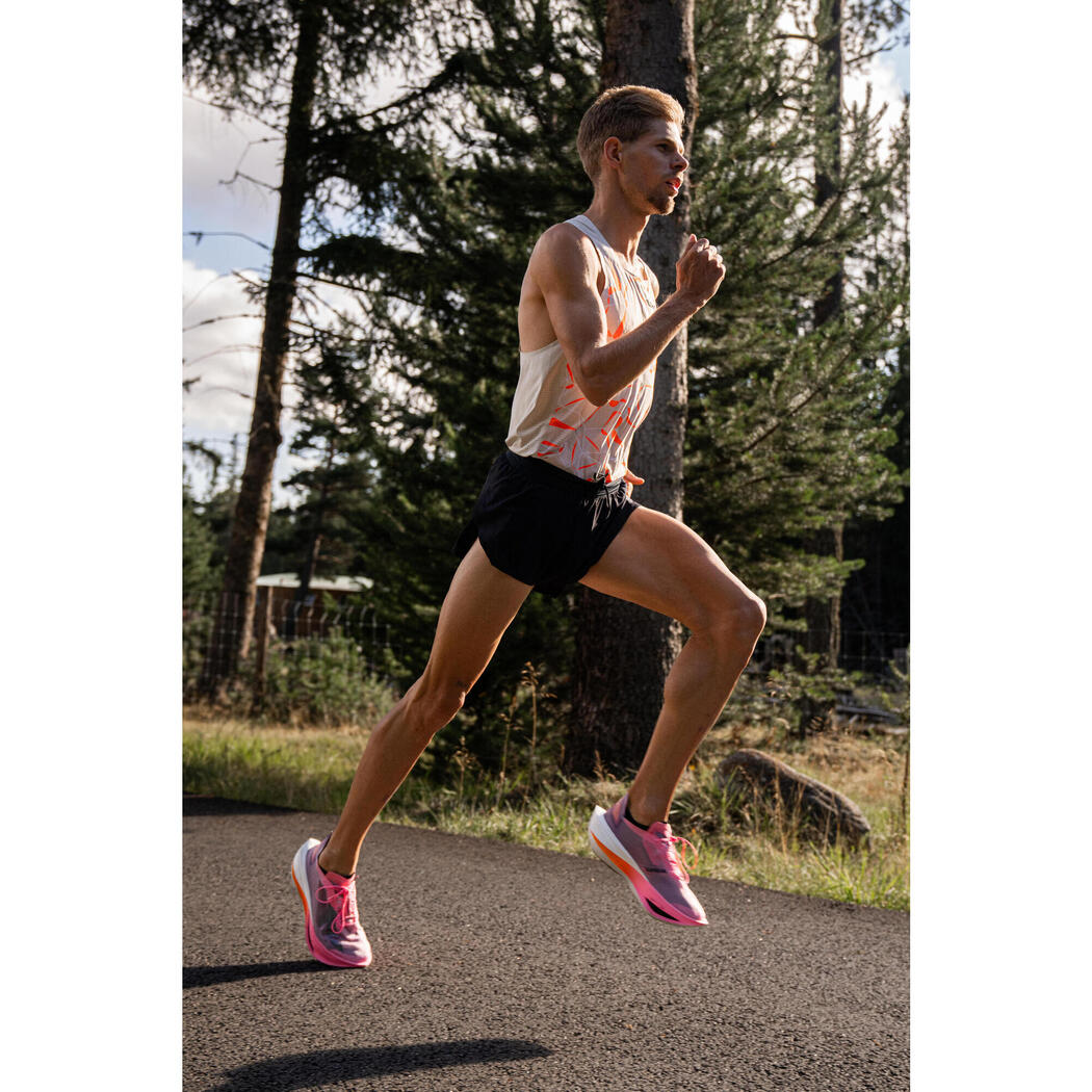 Chaussures de running route avec plaque carbone, KIPRUN Kipstorm Lab ...