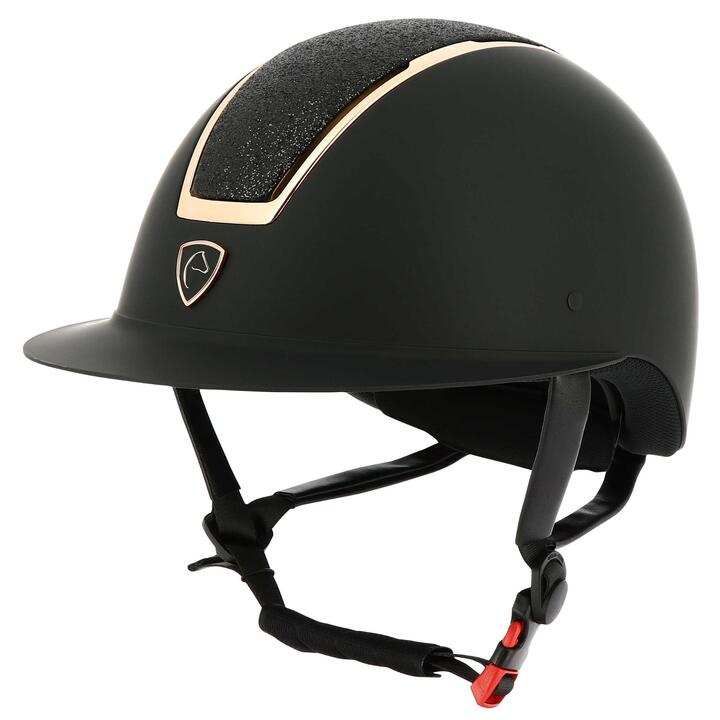Casque équitation adulte et enfant - EQUITHEME Glint noir pailleté ...