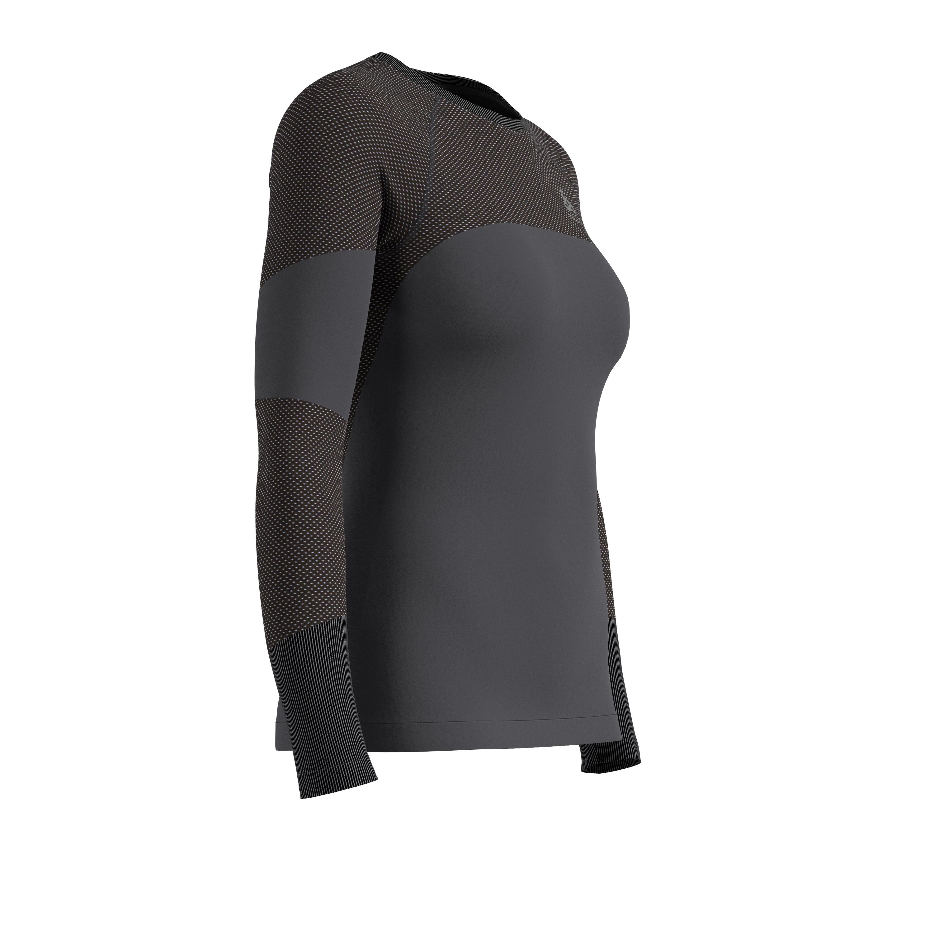 Women’s high-performance thermal base layer ODLO top - Grey ODLO ...