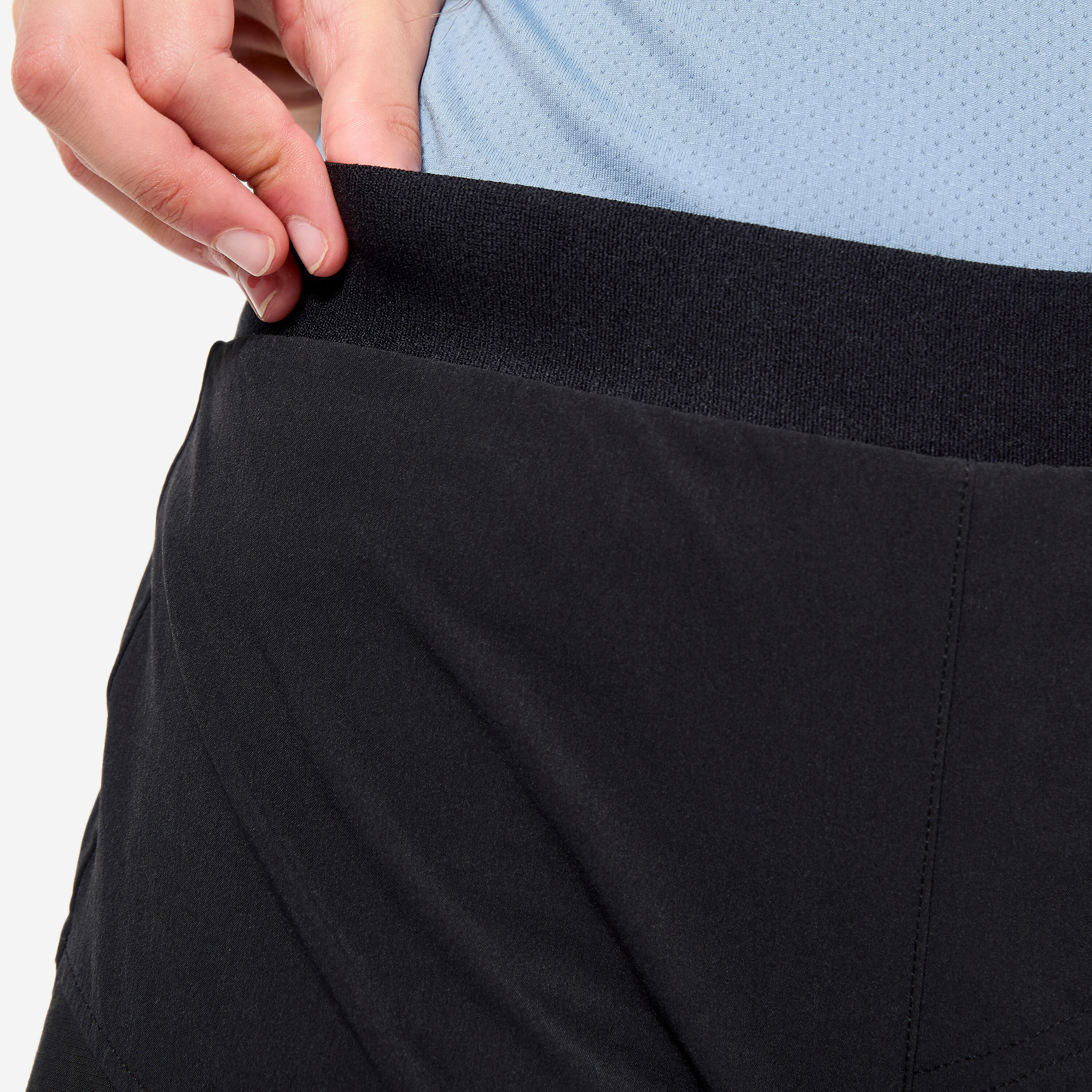 Kids' 7-13 Years Mountain Bike Shorts 500 - Black | Decathlon