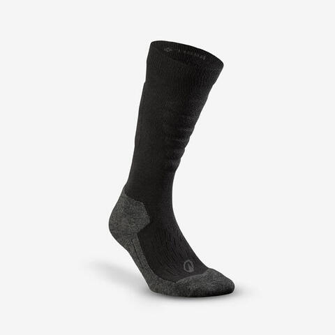 Adults’ warm and comfortable ski socks 500 - Black