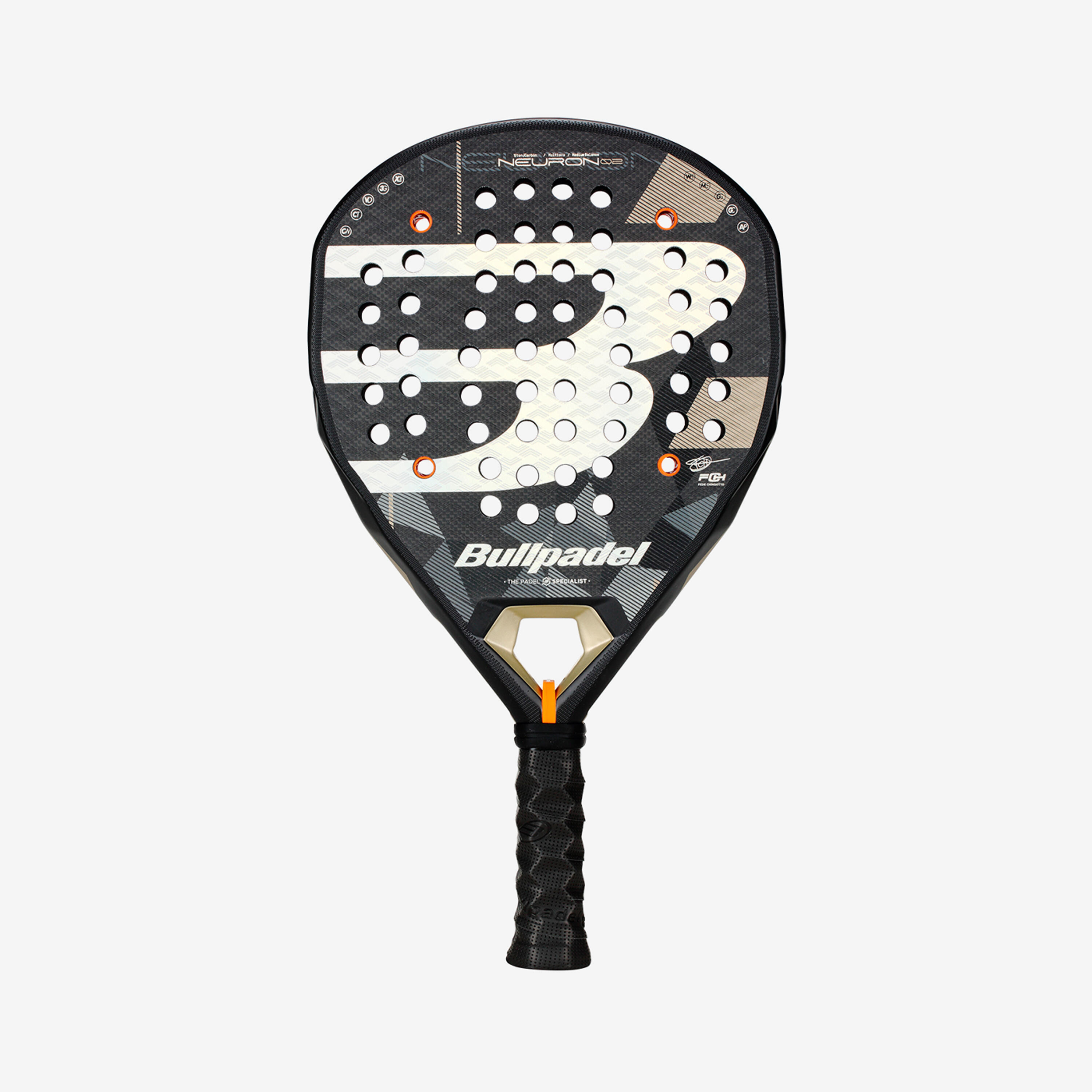 Reket za padel Bullpadel Neuron 02 26 Fede Chingotto za odrasle - Decathlon