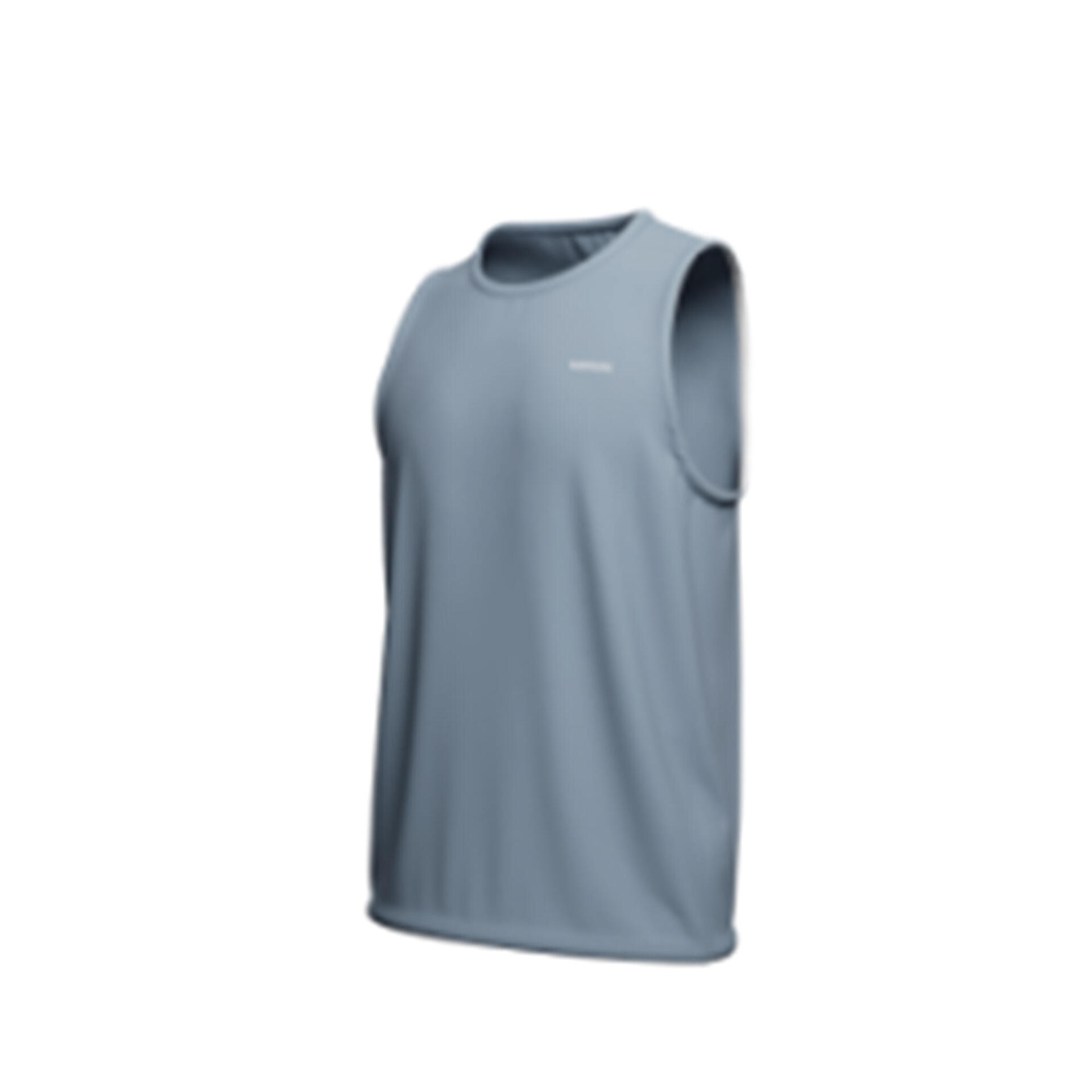 Men's running tank top, Kiprun Run 100 - Blue