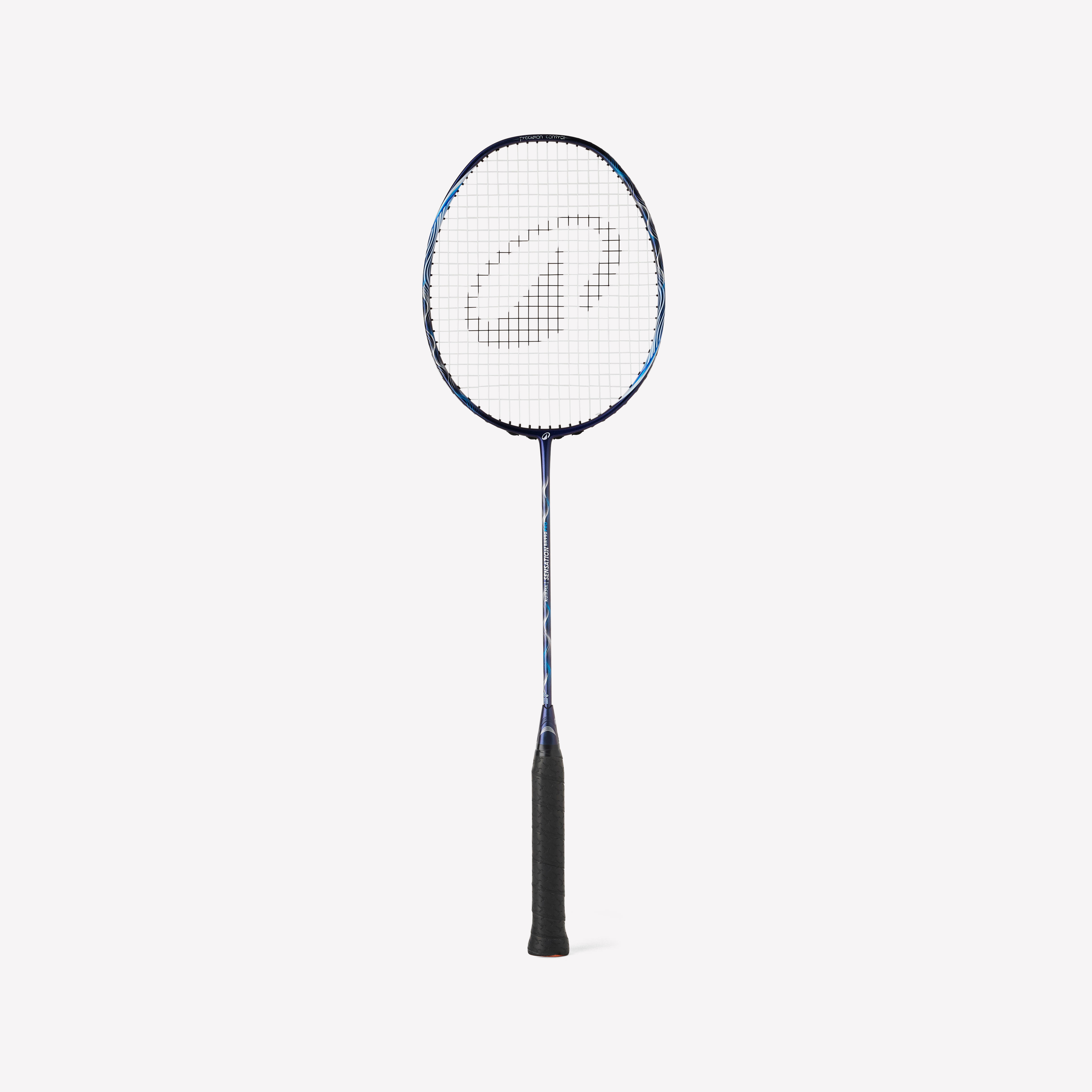Badminton pre-strung racket adult, BR Sensation 990 Pro Navy - Decathlon