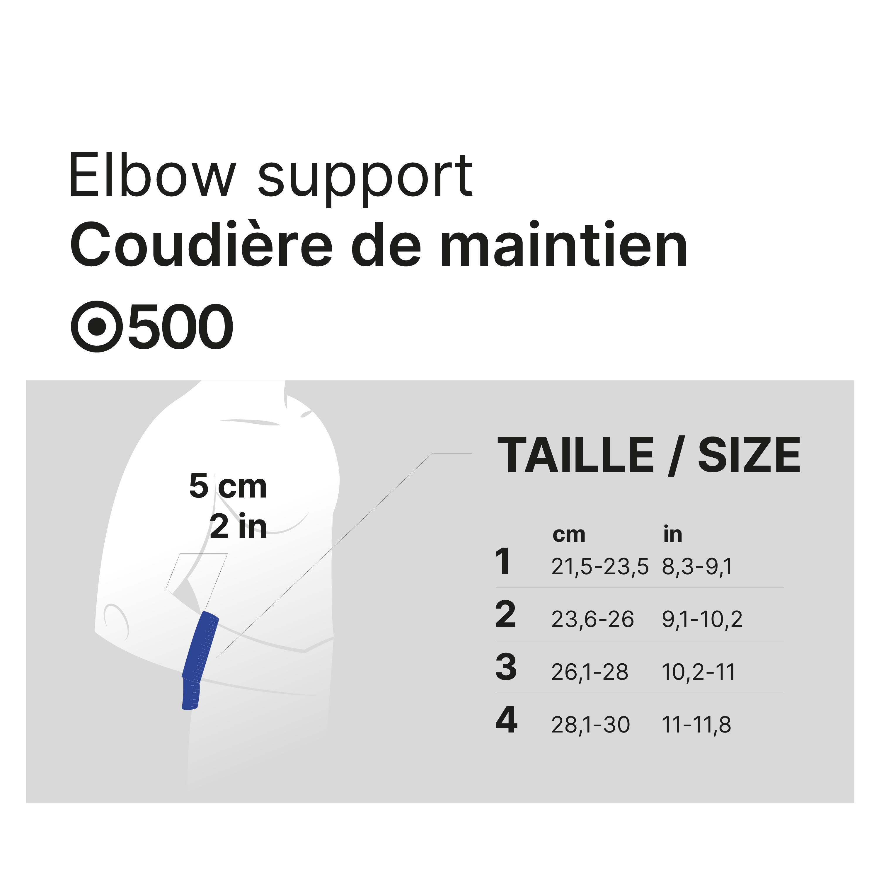 Seamless right or left elbow support | Decathlon