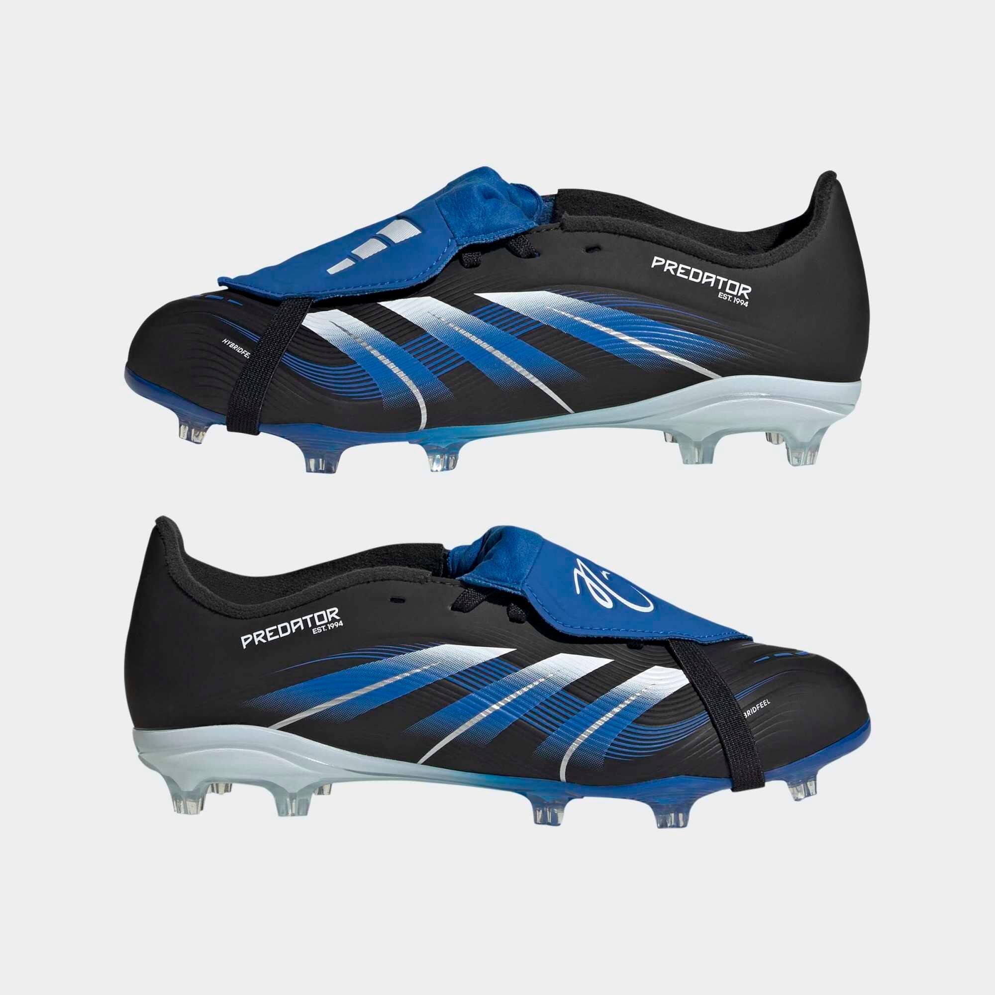 Predator League Jude Bellingham Firm Ground Kids Boots Black Blue ...