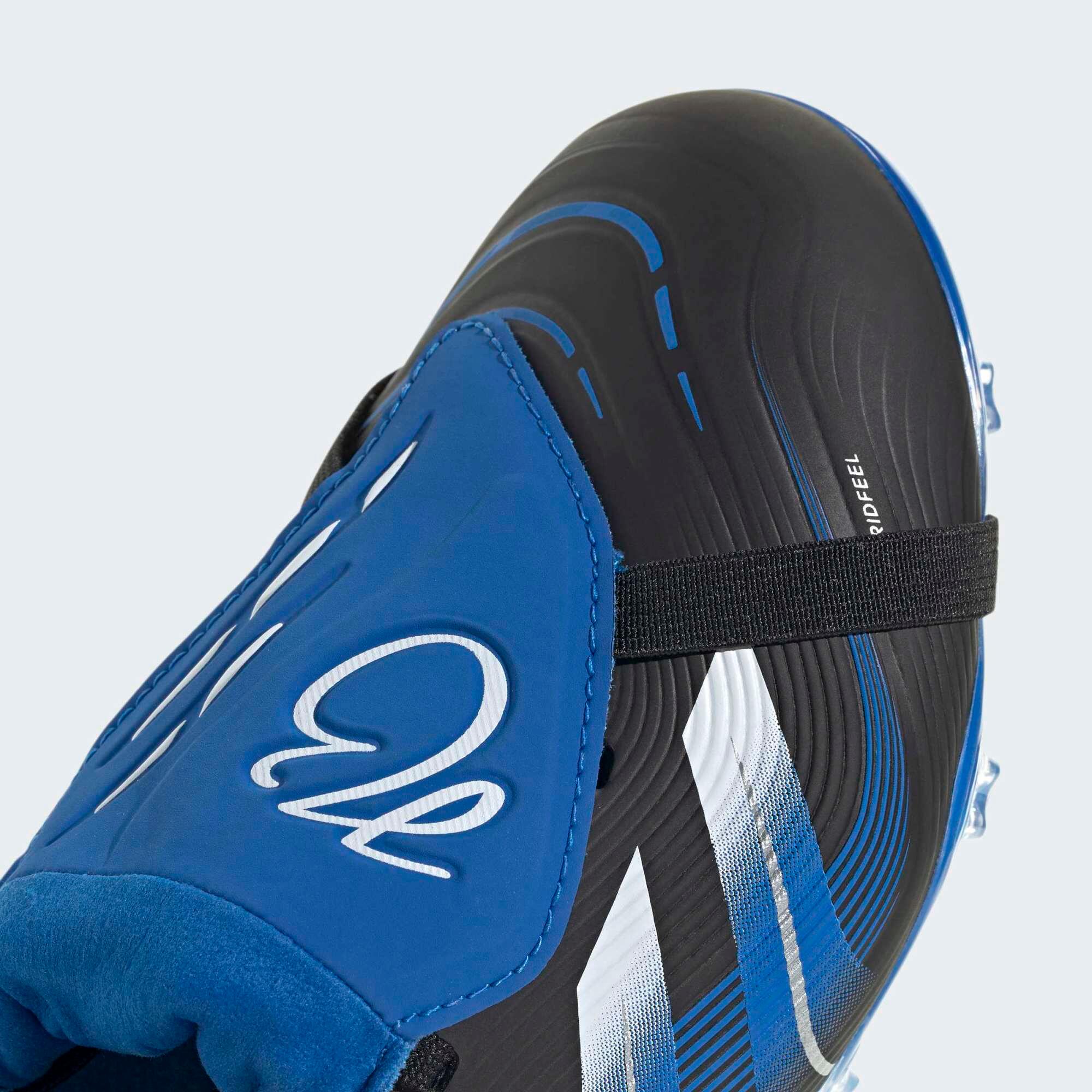 Predator League Jude Bellingham Firm Ground Kids Boots Black Blue ...