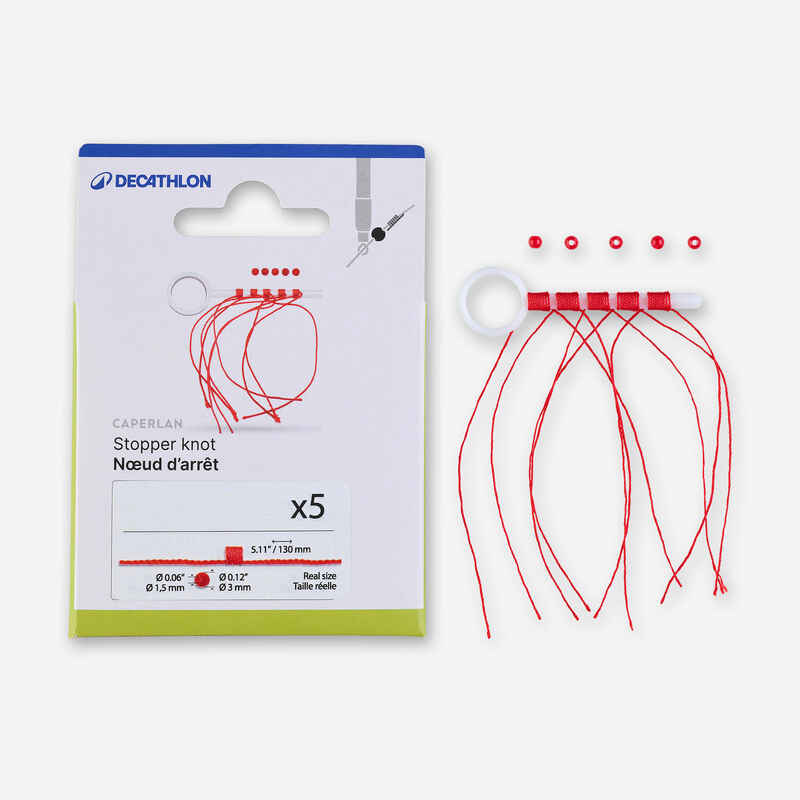 PACK OF 5 STOP KNOTS FOR SLIDING FLOAT MATCH FISHING - Decathlon