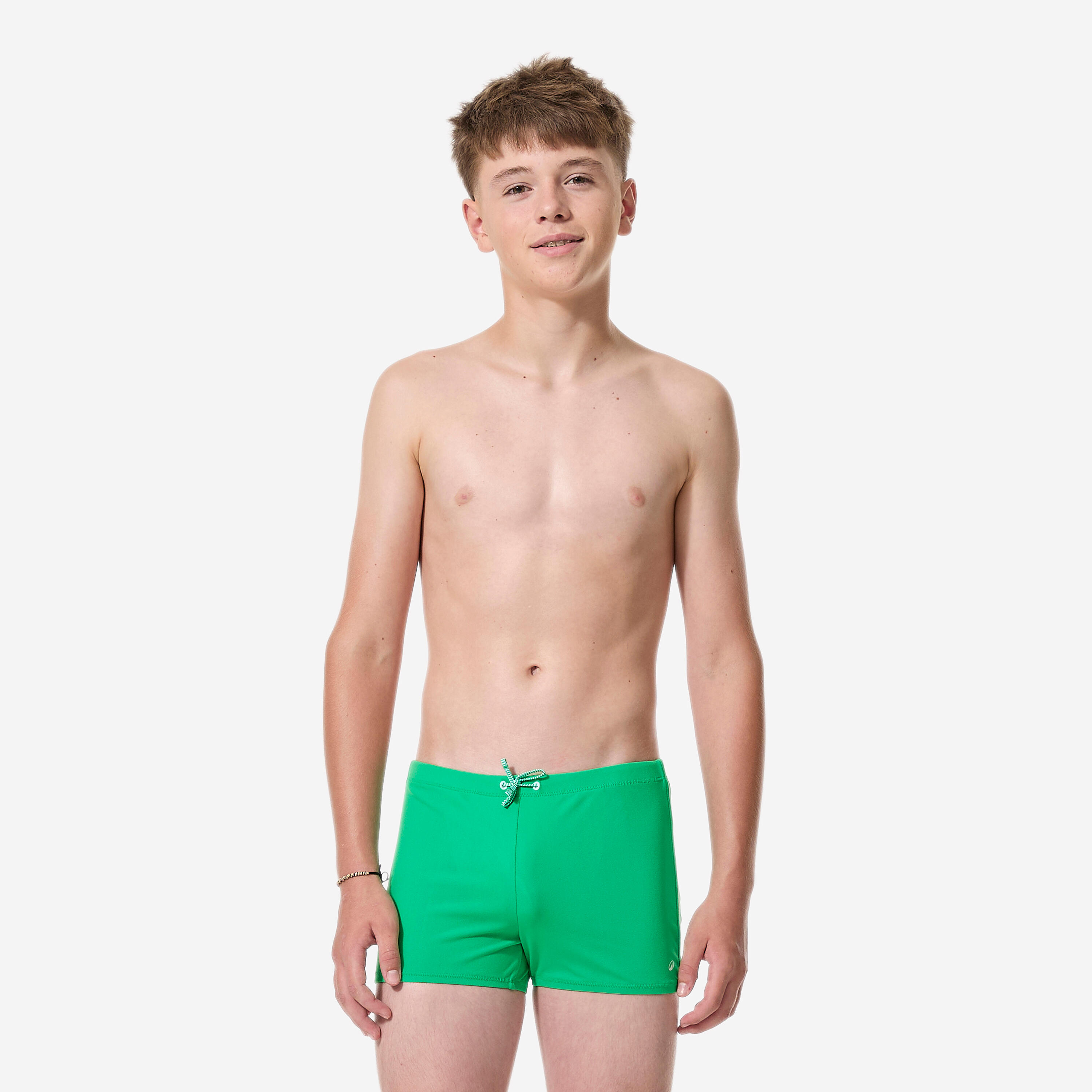 Bóxer Natación 100 Plus Niño Adolescente Verde | Decathlon