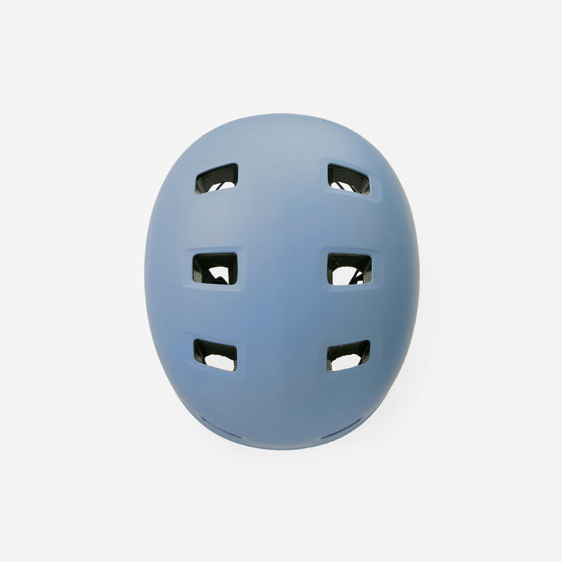 Casque roller skateboard trottinette MF500 noir bleu BTWIN | Decathlon