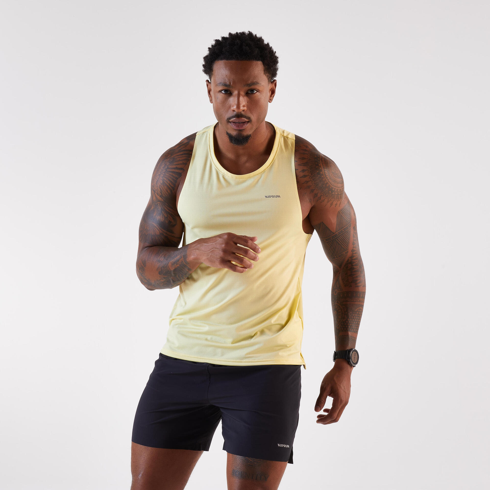 Men's Running Tank Top Light 900 - Yellow