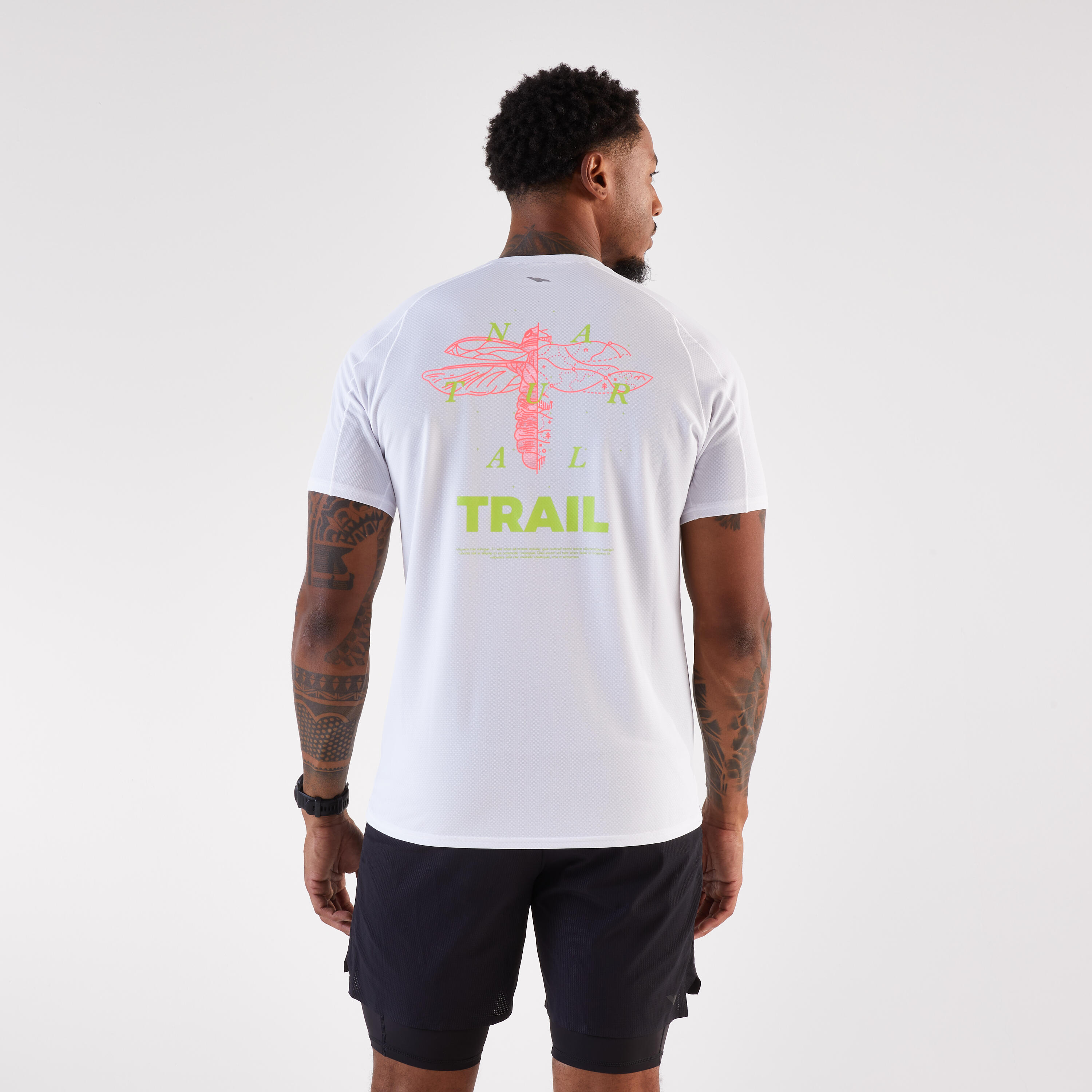 Vīriešu taku skriešanas T krekls “Kiprun Run 500 Resist", balts - Decathlon