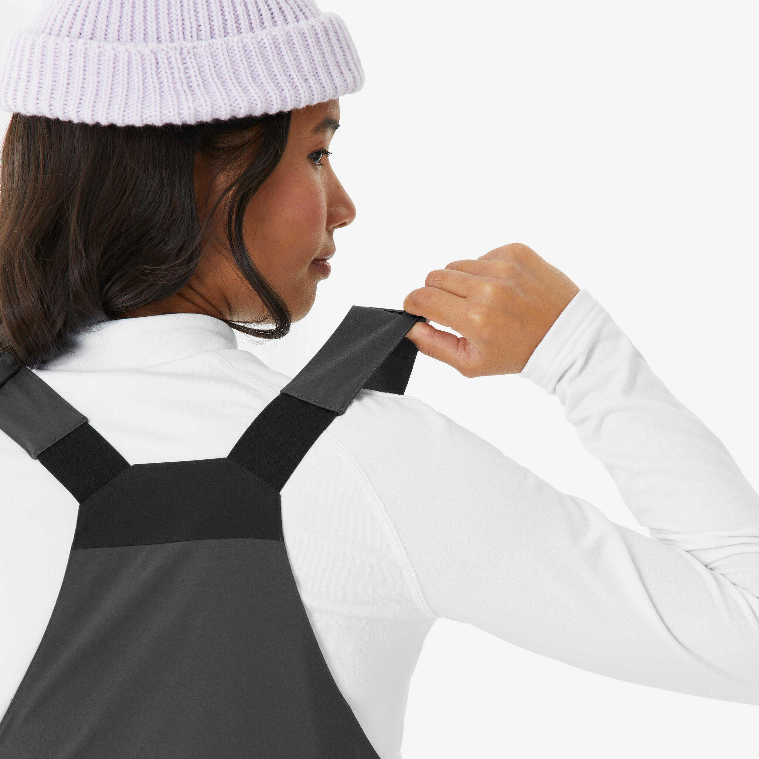 Adults’ snowboarding wide waterproof overalls, SNB 500 - Grey | Decathlon