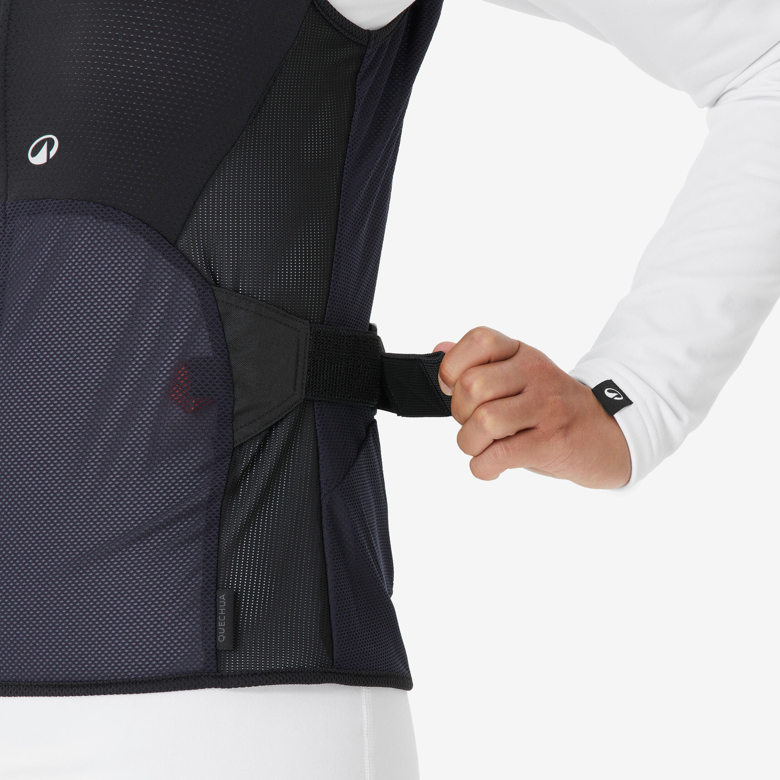 Women’s MTB, Ski and Snowboard Back Protector Vest DBCK 500 - Black ...