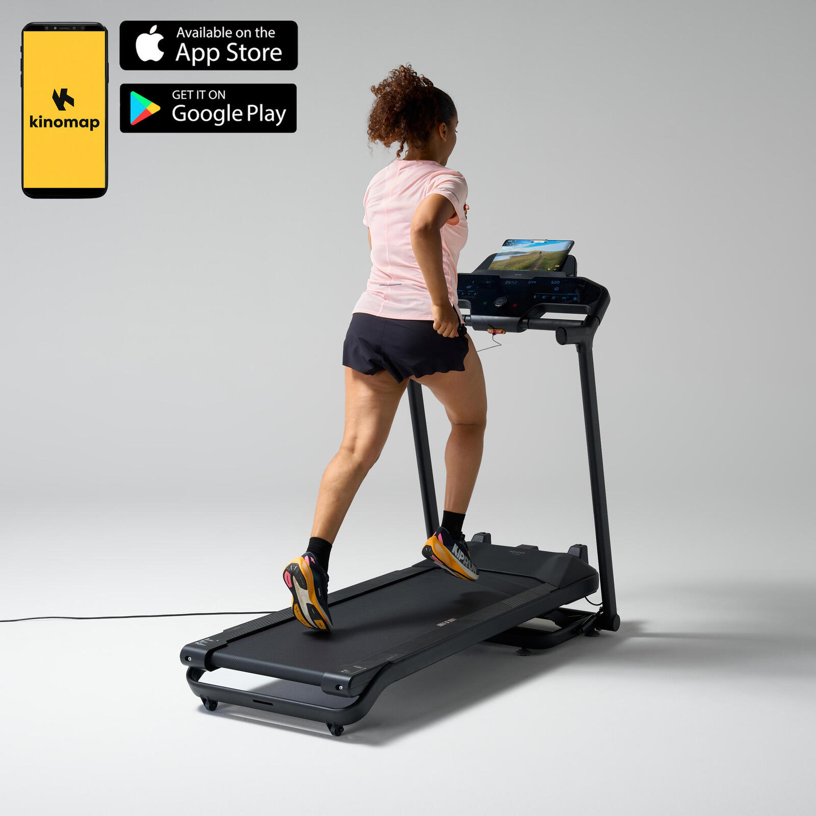 Folding Treadmill 16km/h, RUN500 with Decathlon Warranty - Decathlon