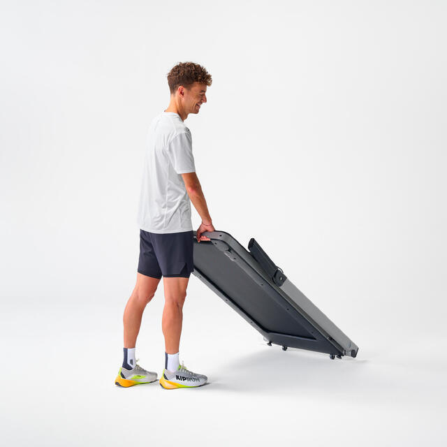 Folding Treadmill 14 km/h COMPACT RUN100, with Decathlon Warranty ...