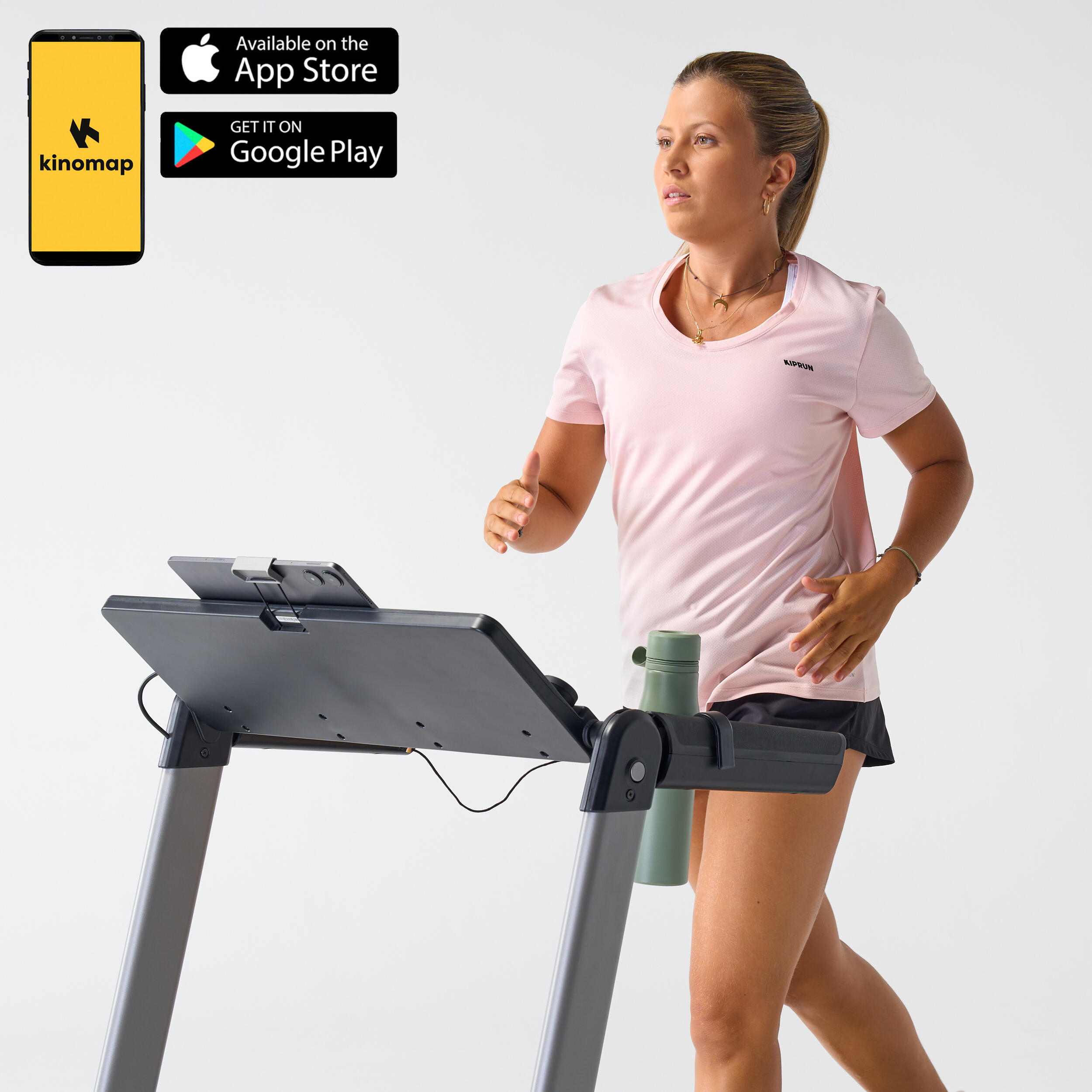 Folding Treadmill 14 km/h RUN100 Milor Limited Edition, with Decathlon ...