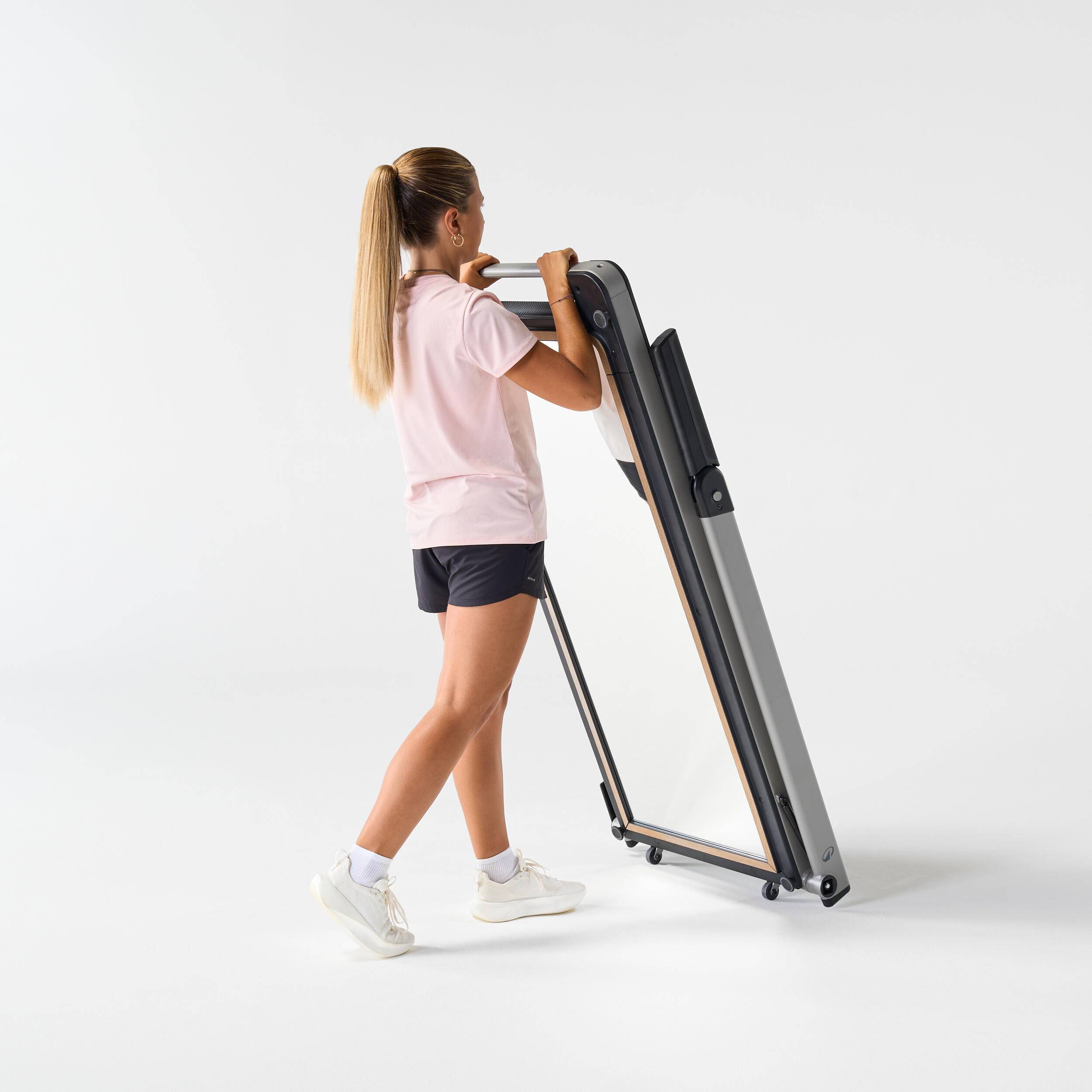 Folding Treadmill 14 km/h RUN100 Milor Limited Edition, with Decathlon ...