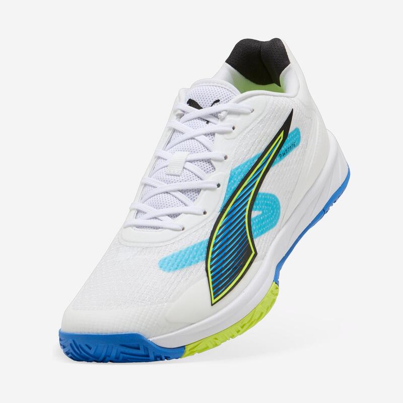 Chaussures de handball Adulte - PUMA Accelerate 4 Turbo blanc/bleu ...