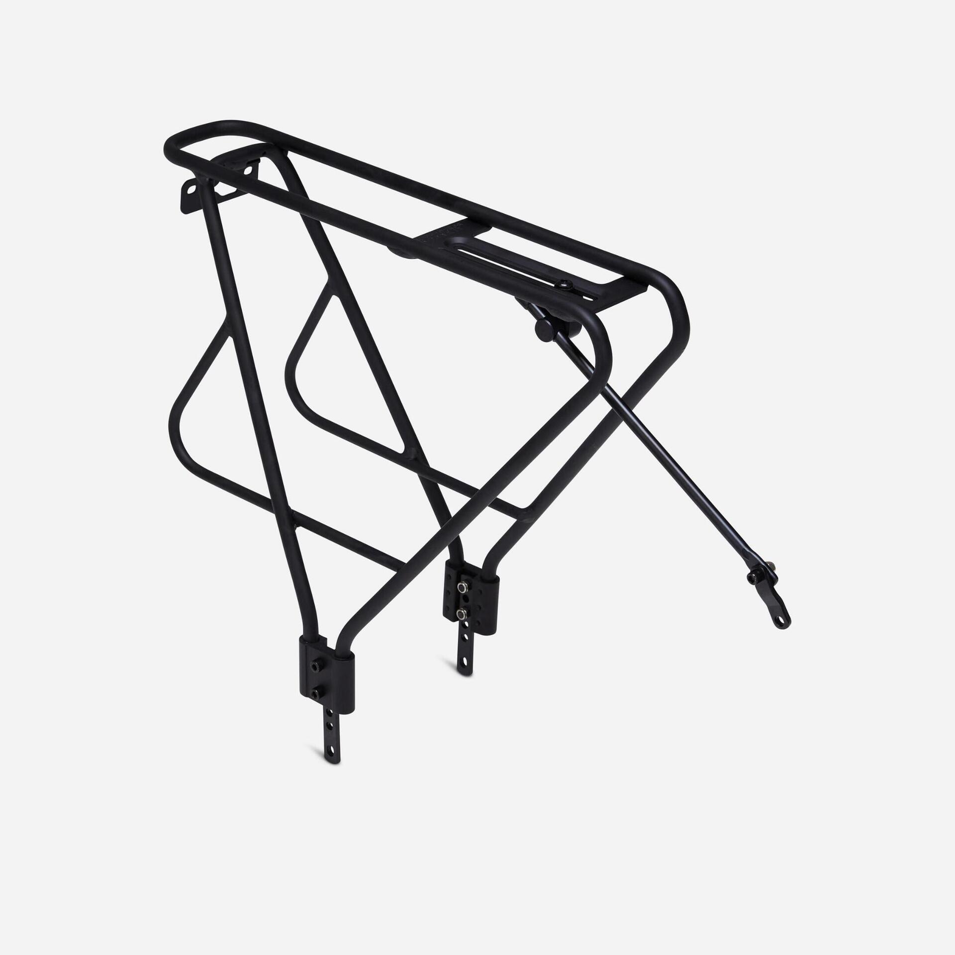 Bike Rack Elops 900 Alloy Rear 26-28 inch Ultra Light - Black