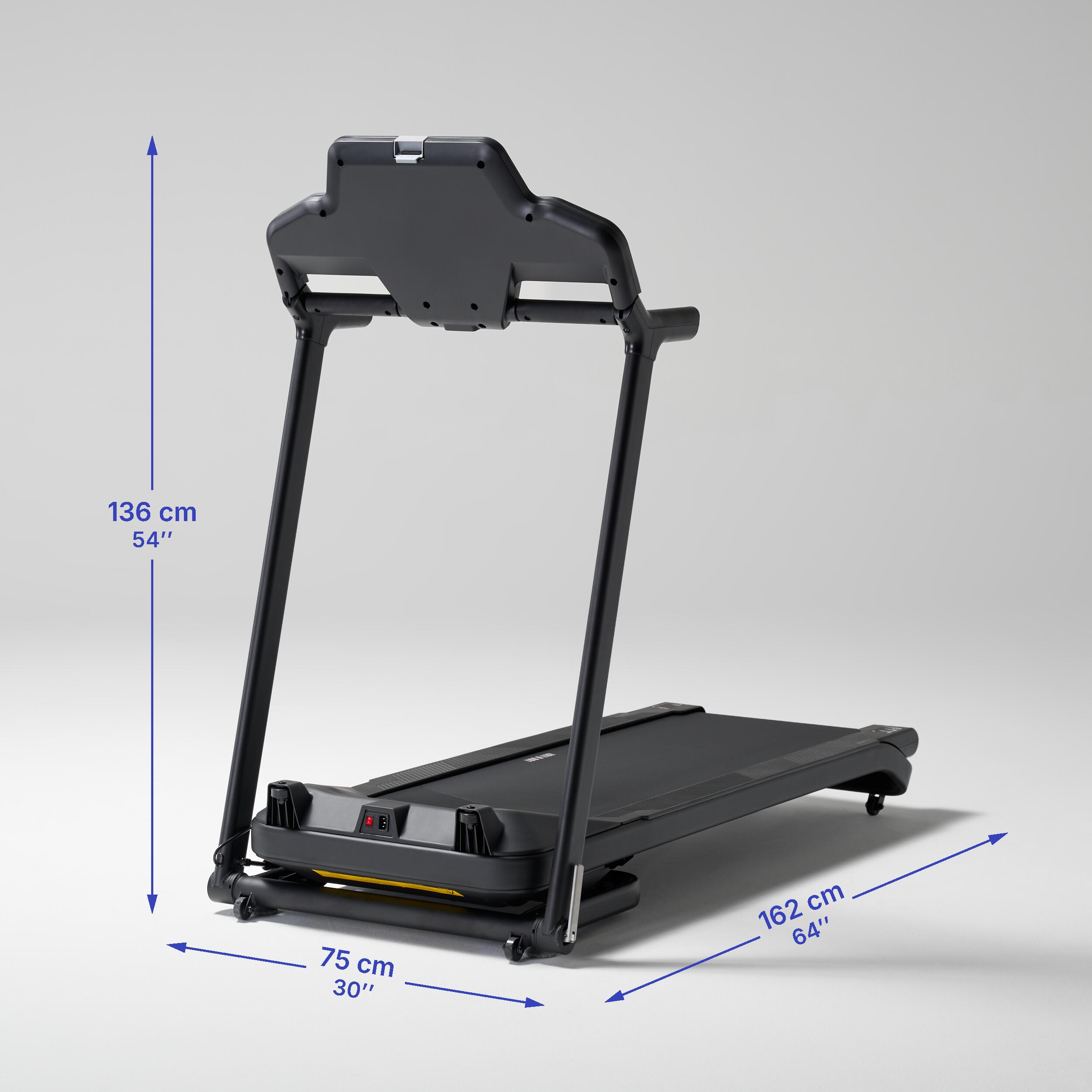 Folding Treadmill 16km/h, RUN500 with Decathlon Warranty - Decathlon
