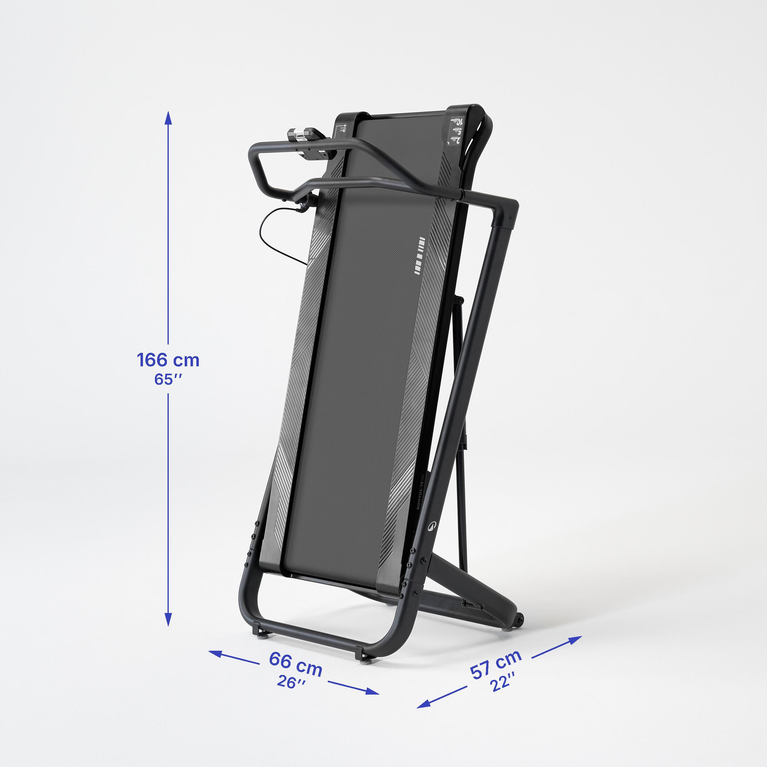 Folding Treadmill TS100, with Decathlon Warranty | Decathlon