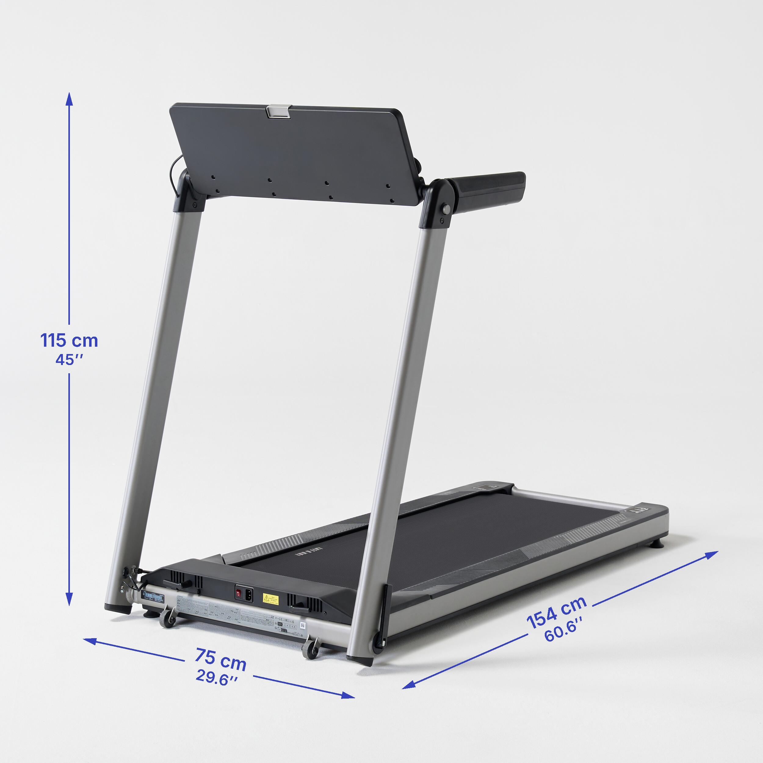 Folding Treadmill 14 km/h RUN100 Milor Limited Edition, with Decathlon ...